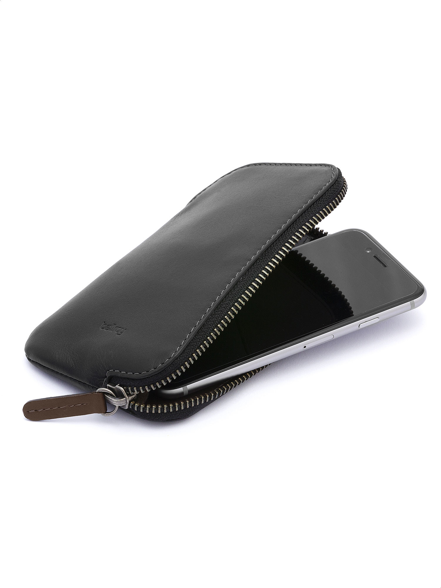 Bellroy Phone Pocket in Black leather
