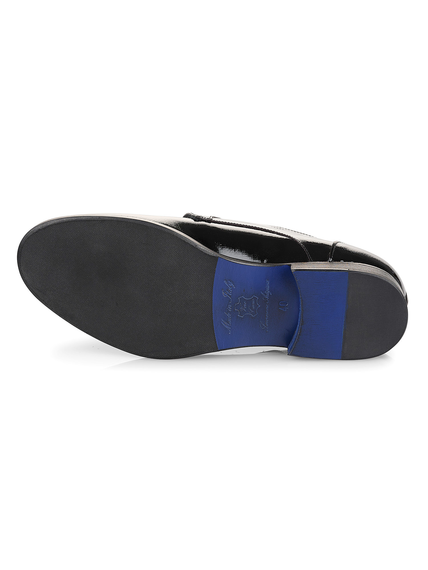 Men's Black Patent Shoe - Hexis Milano