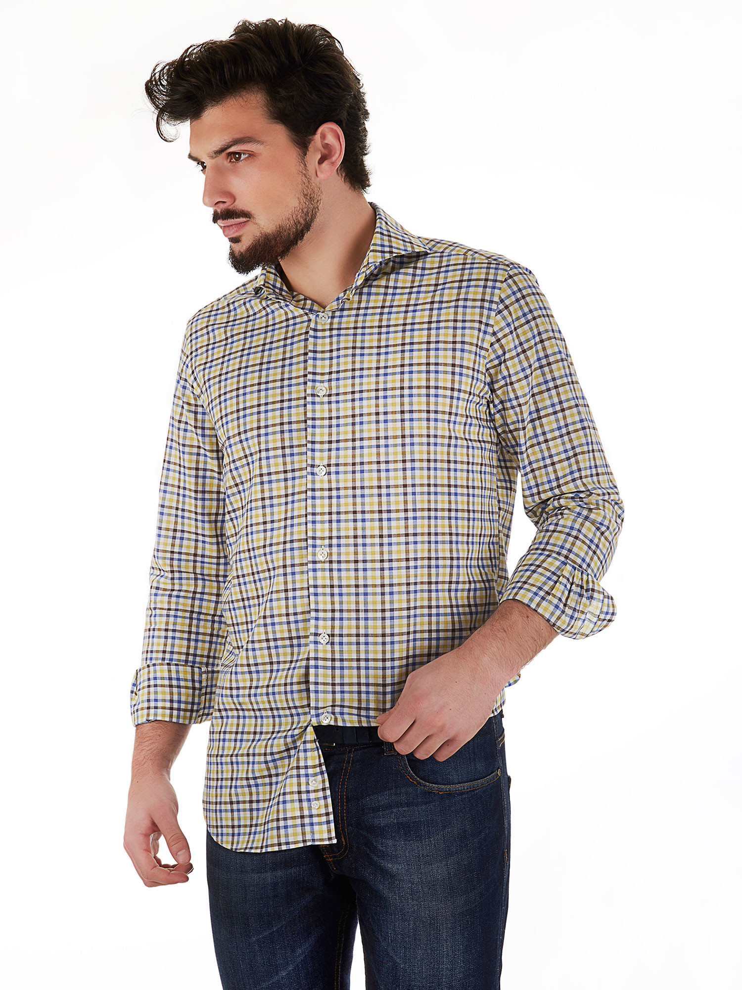 Herren-Hemd The Sartorialist bunten Casual-Style