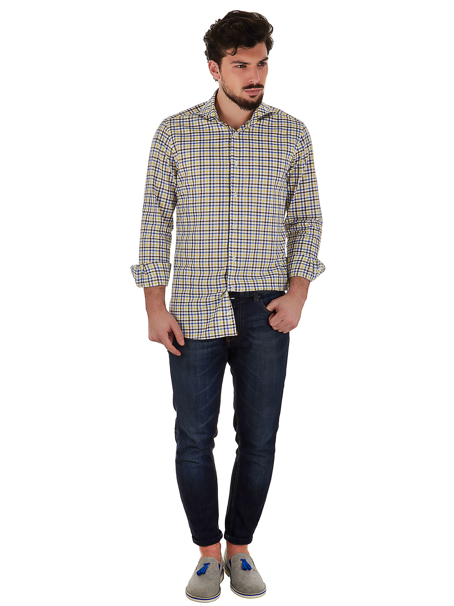 Herren-Hemd The Sartorialist bunten Casual-Style
