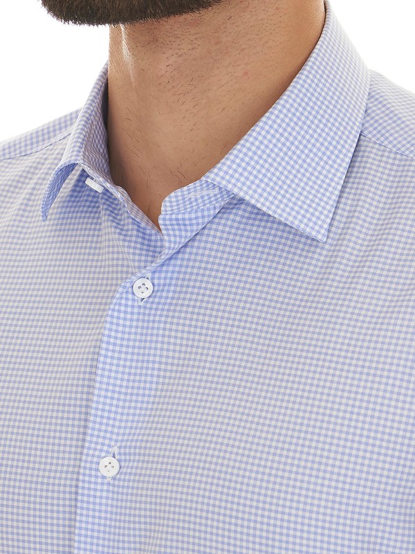 Camicia Càrrel Exclusivity 200/2 celeste collo italiano