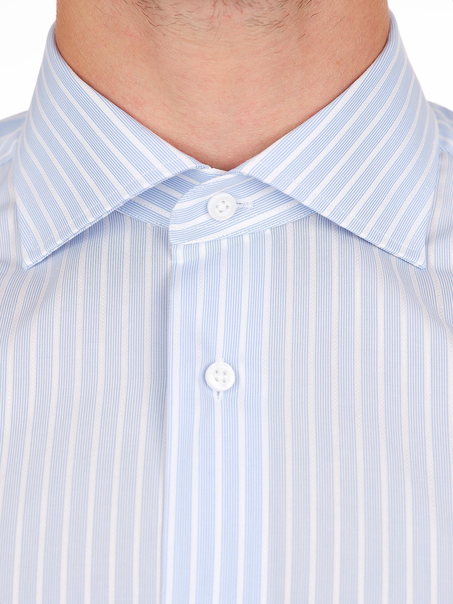 Camicia no stiro celeste - Del Siena