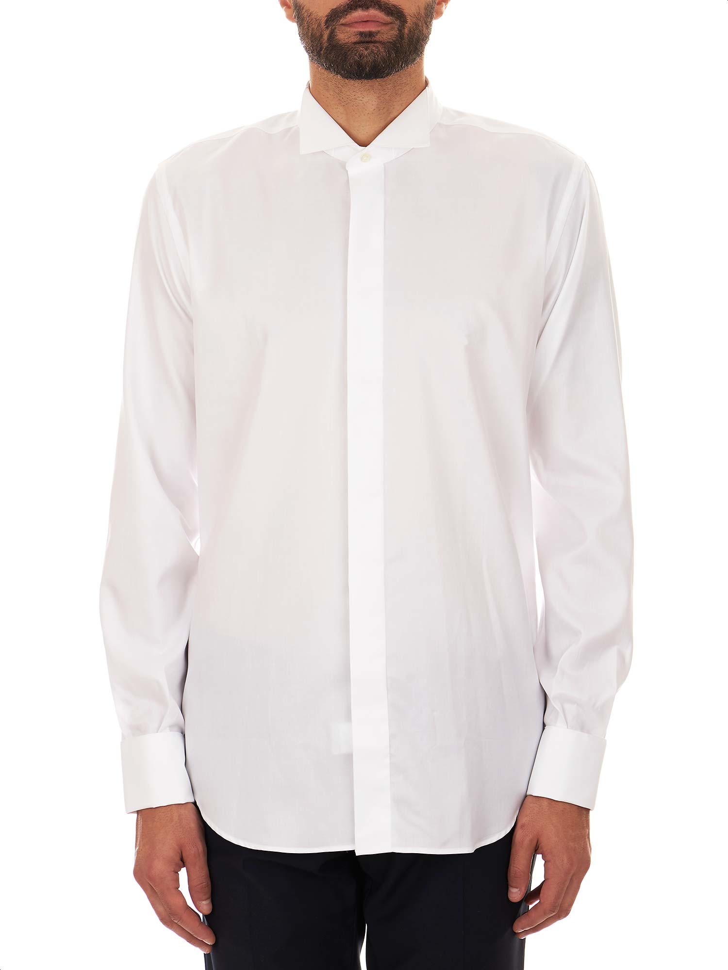 Camicia da sera con collo diplomatico - Del Siena