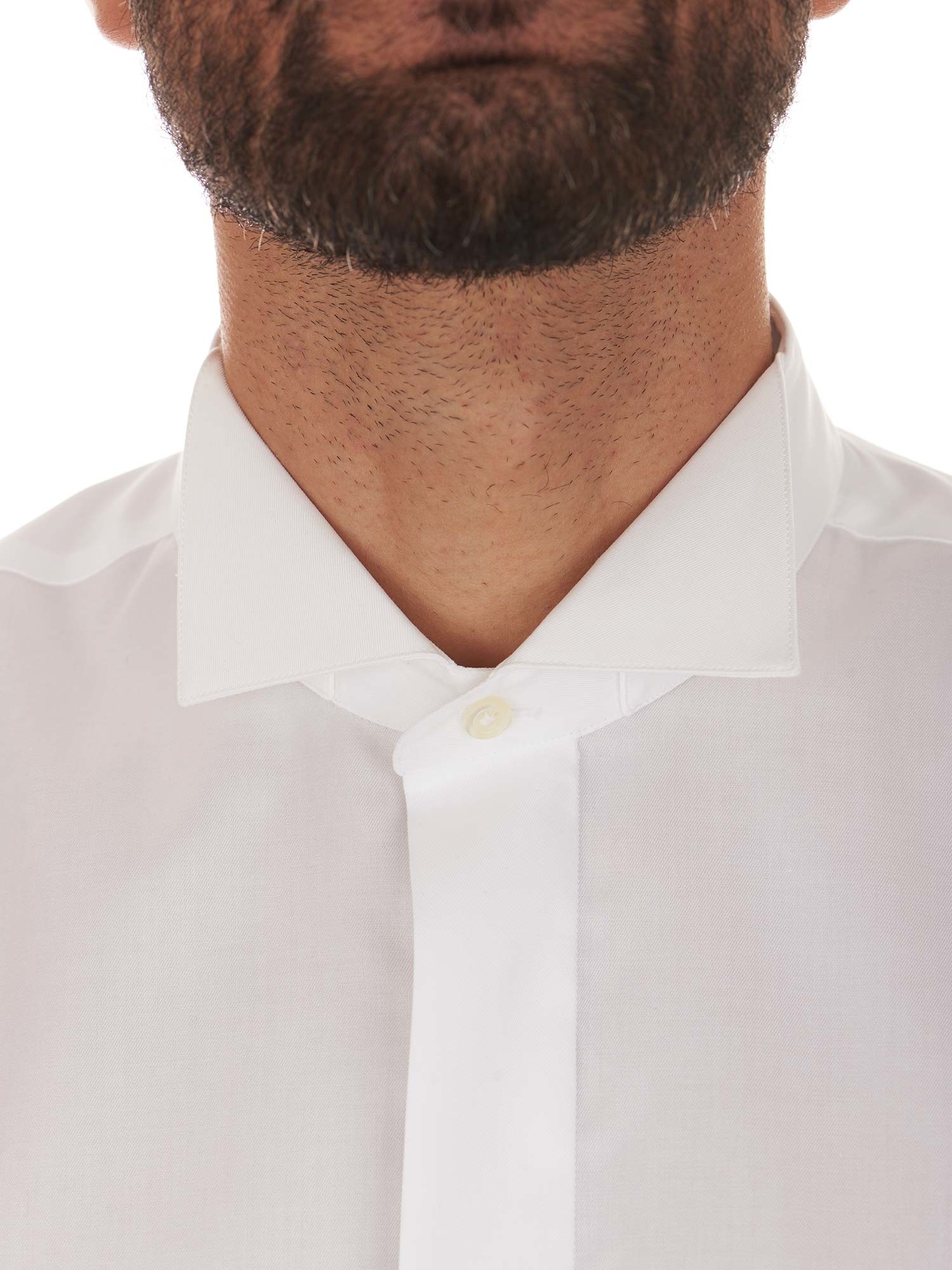 Camicia da sera con collo diplomatico - Del Siena