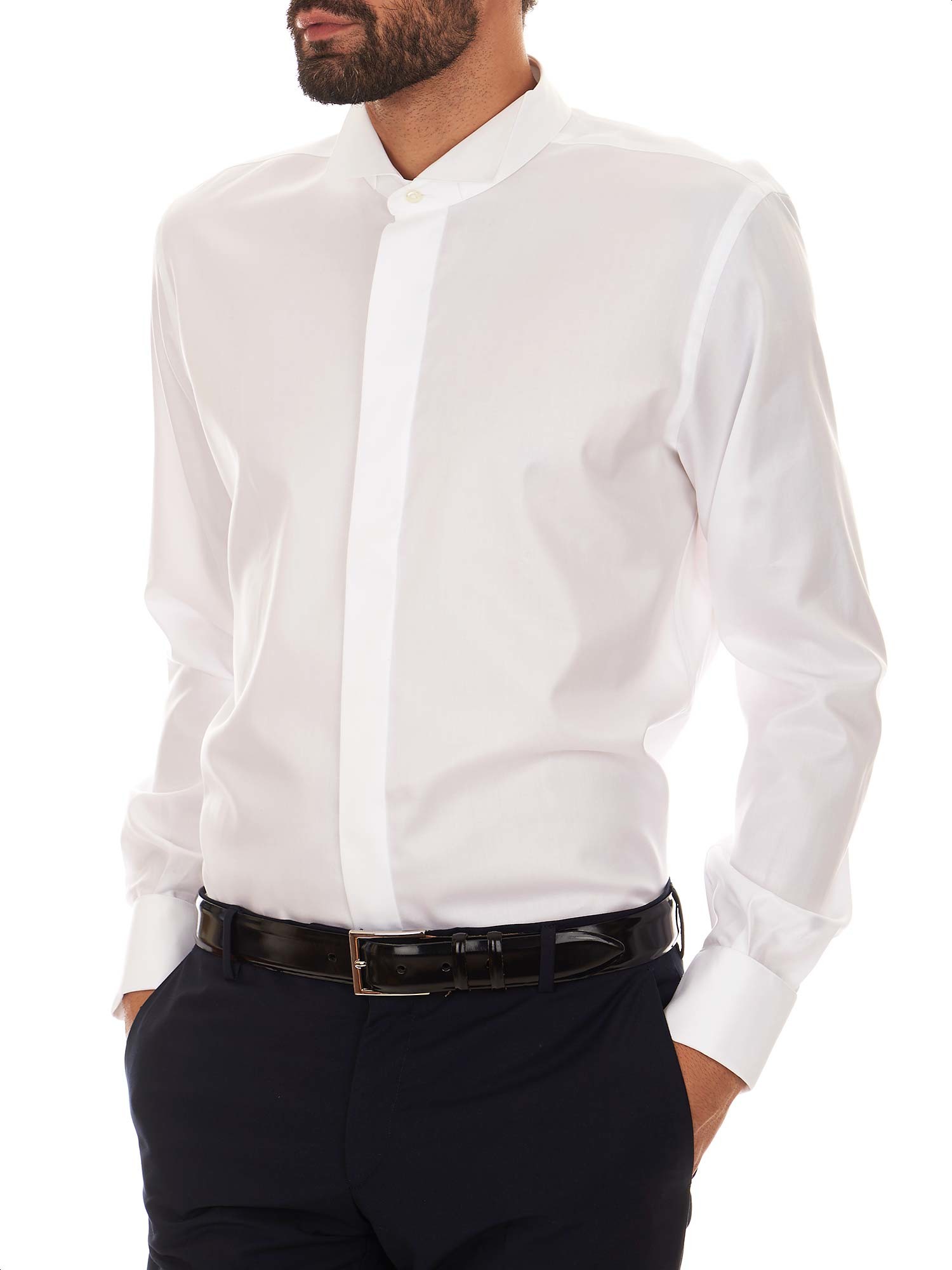 Camicia da sera con collo diplomatico - Del Siena