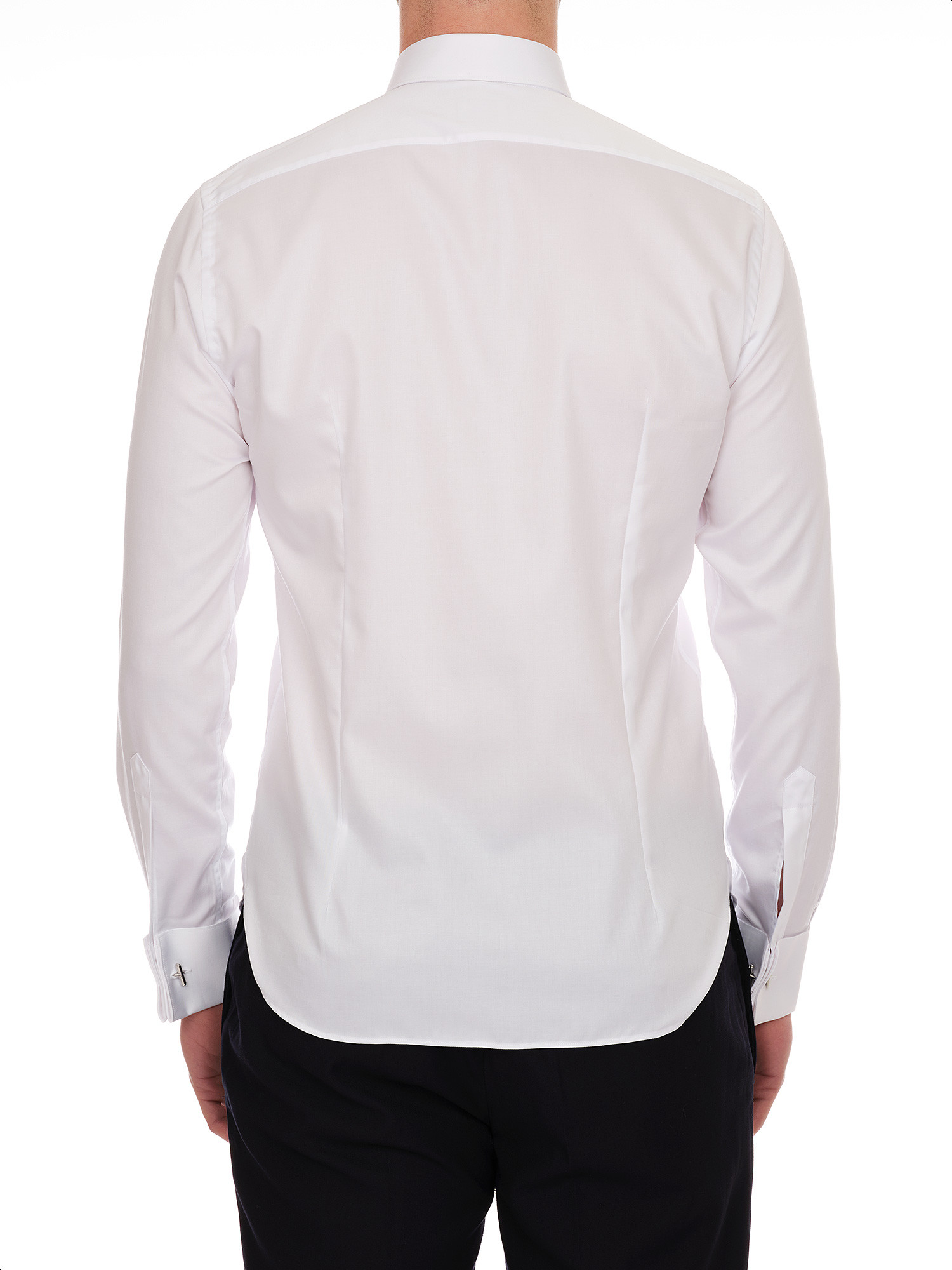 Camicia cerimonia con gemelli madreperla inclusi