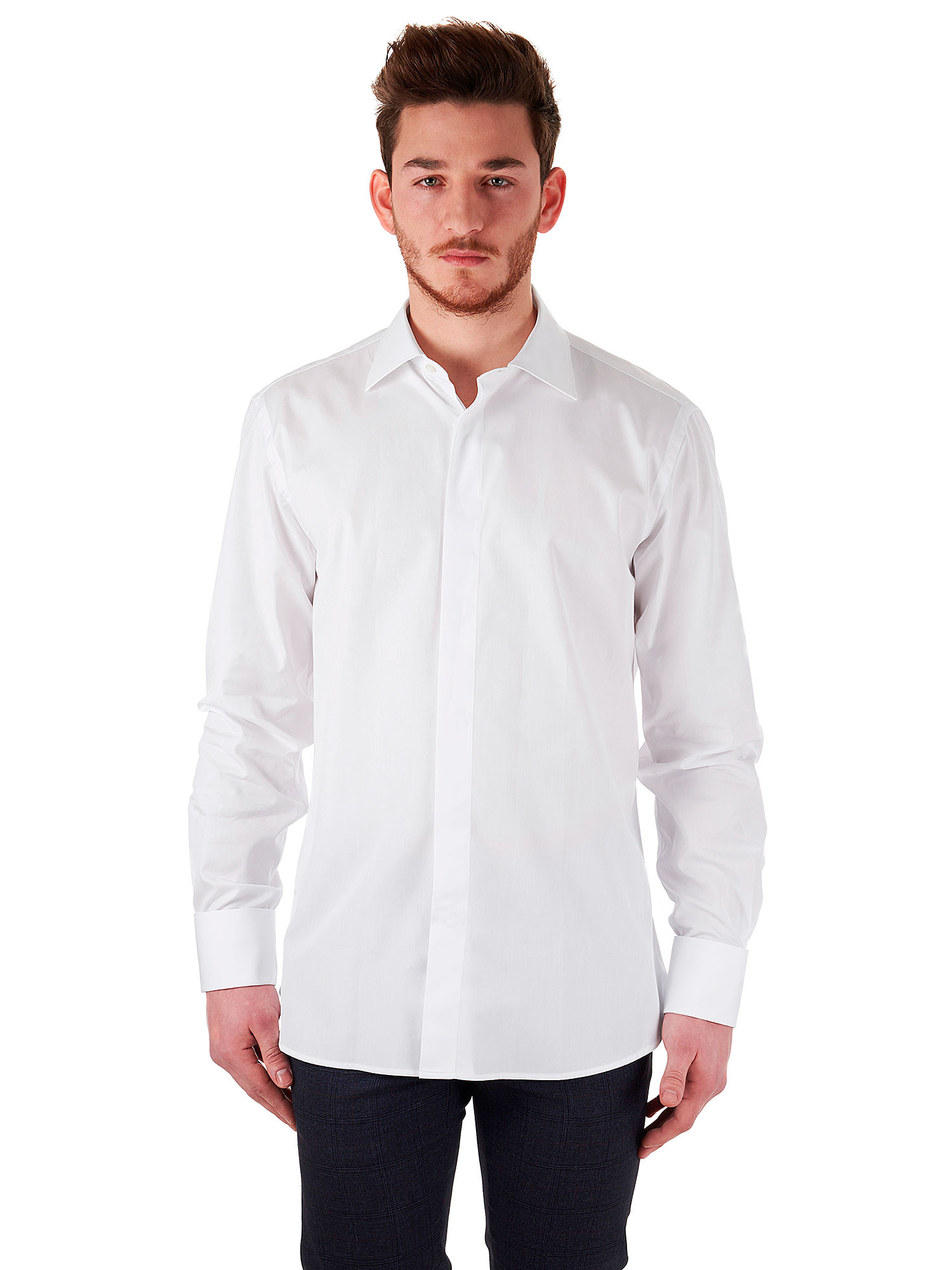 Camicia cerimonia collo italiano Càrrel Made in Italy