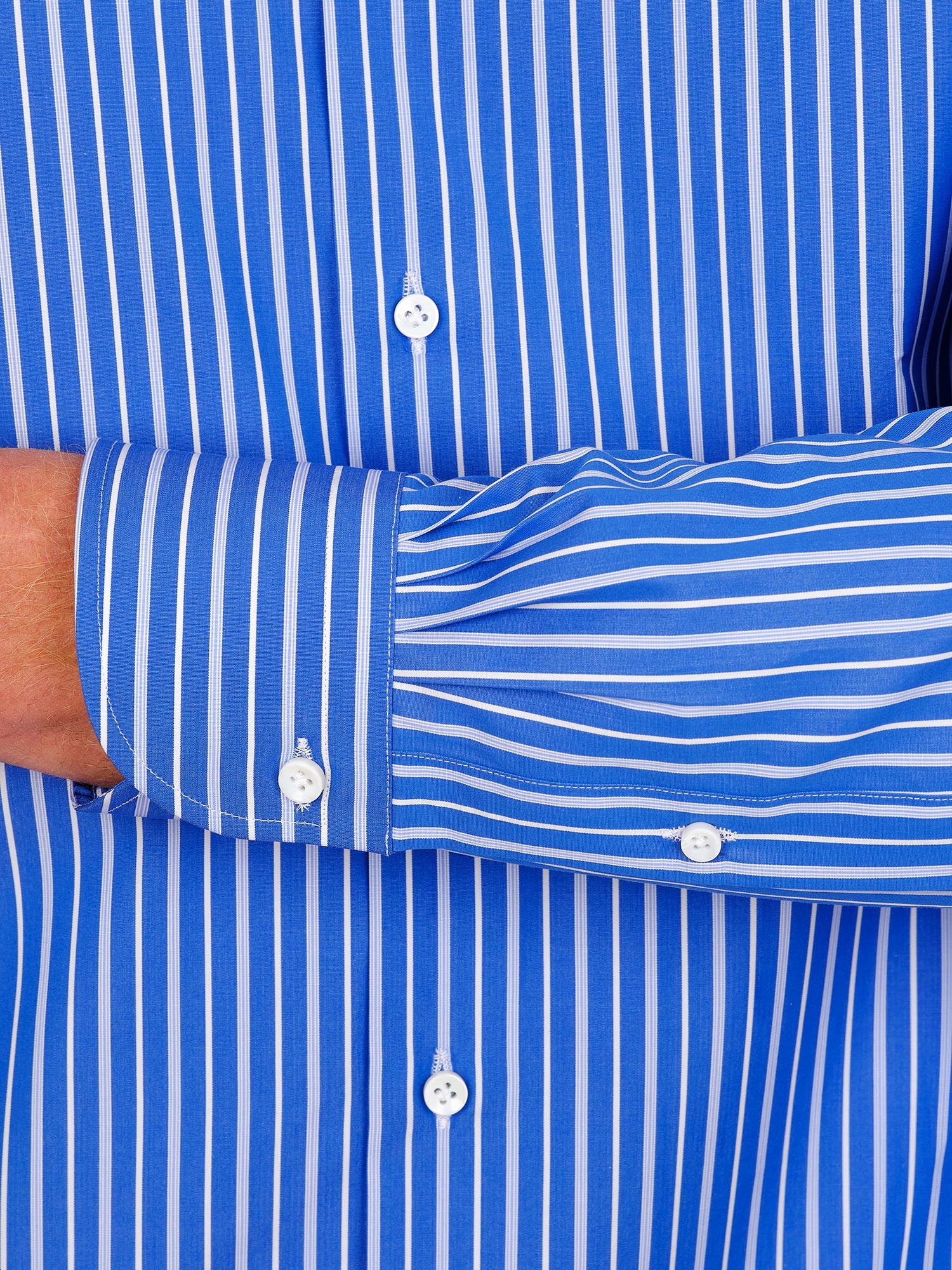 Càrrel - Camicia Blu Classica a Righe