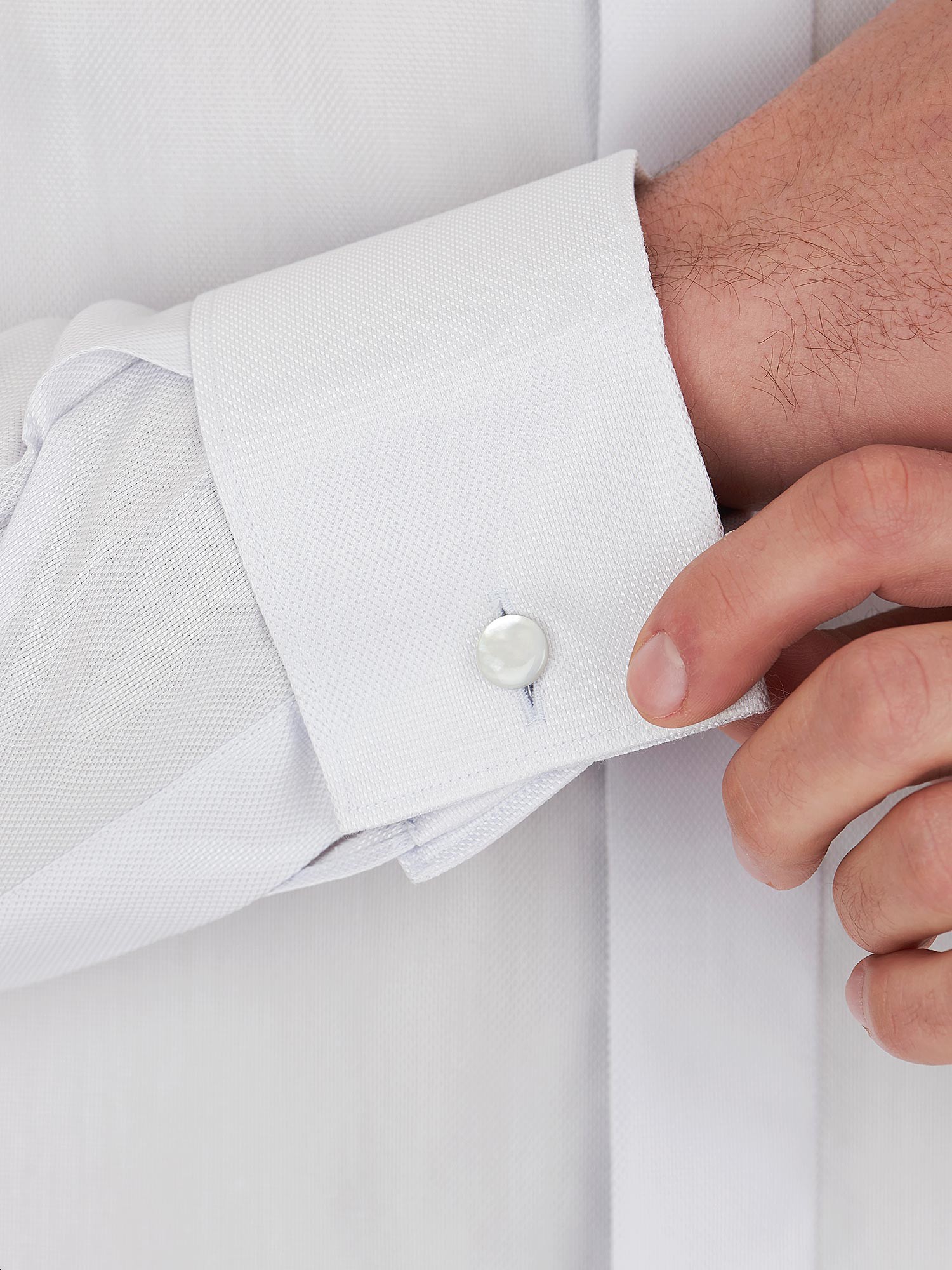 Del Siena - Camicia cerimonia grigio perla