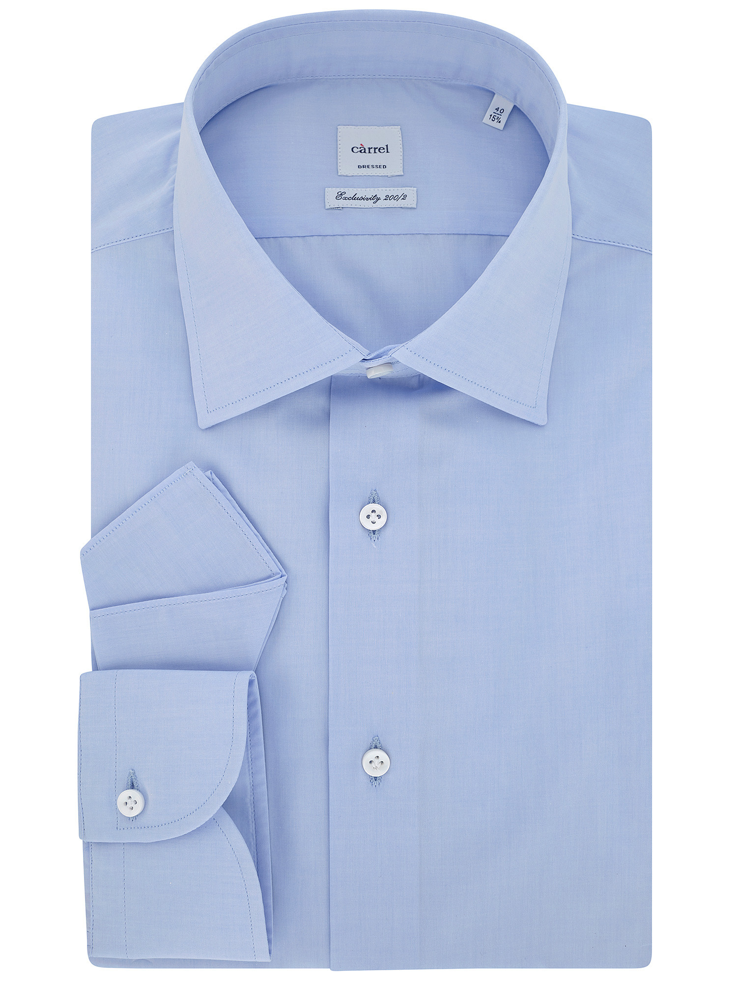 Camicia Celeste di Càrrel "Exclusive 200/2"