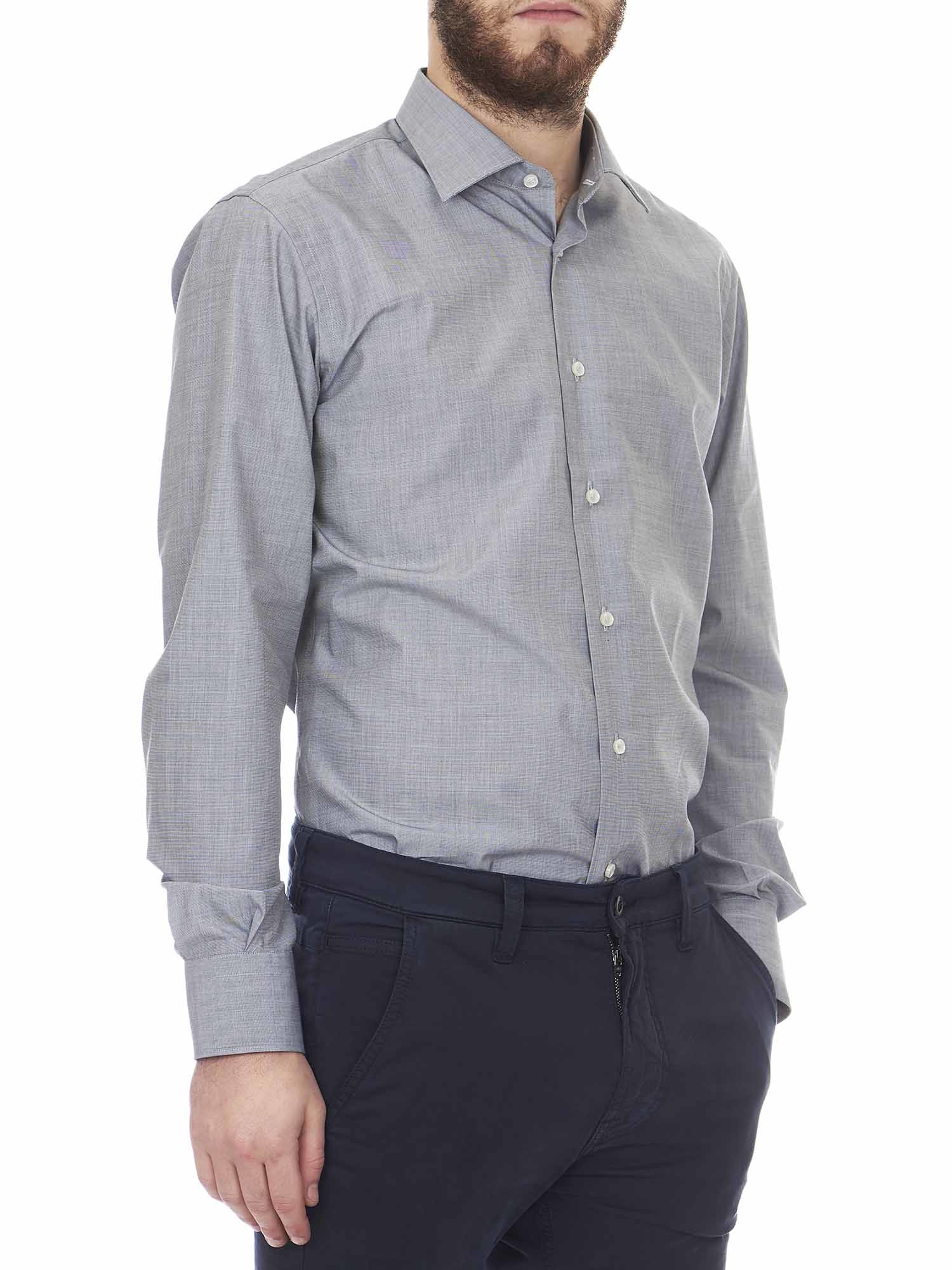 Camicia da uomo Marcus puro cotone grigio