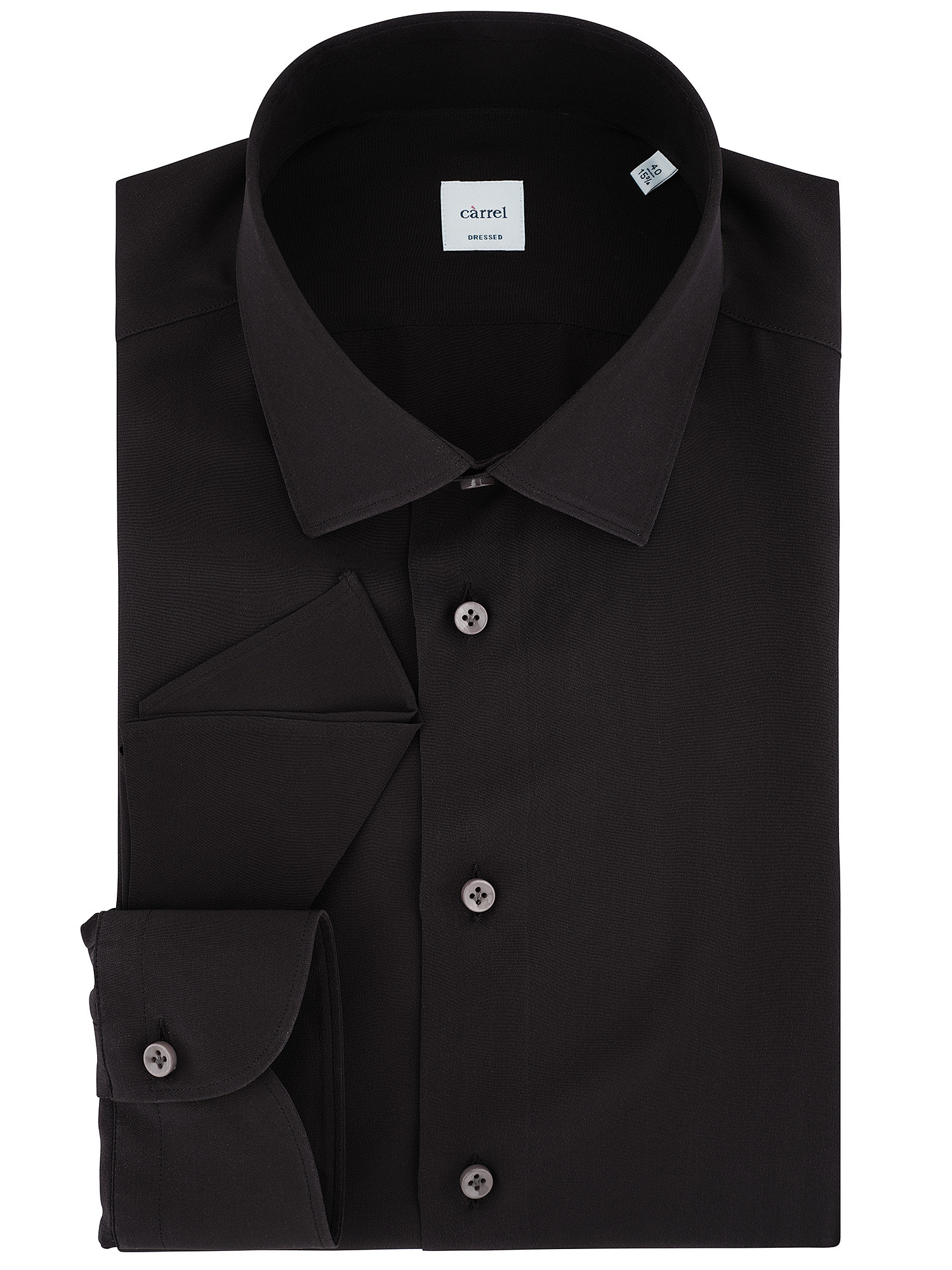Camicia 100% Seta Colore Nero - Càrrel