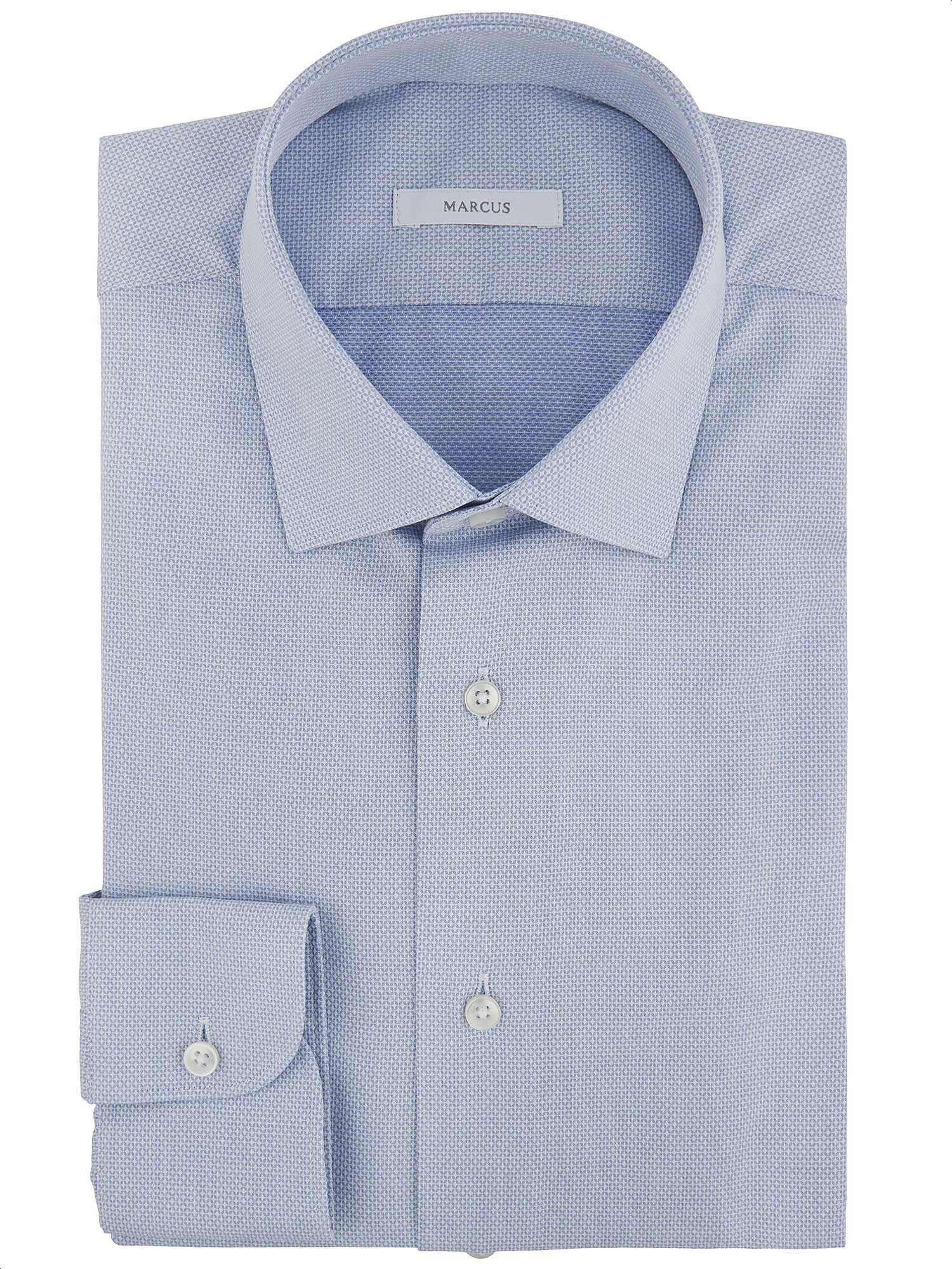 Marcus - Classic solid color light blue shirt