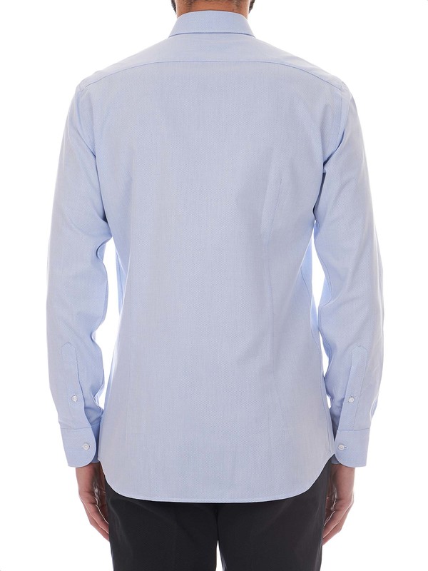 Marcus - Classic solid color light blue shirt