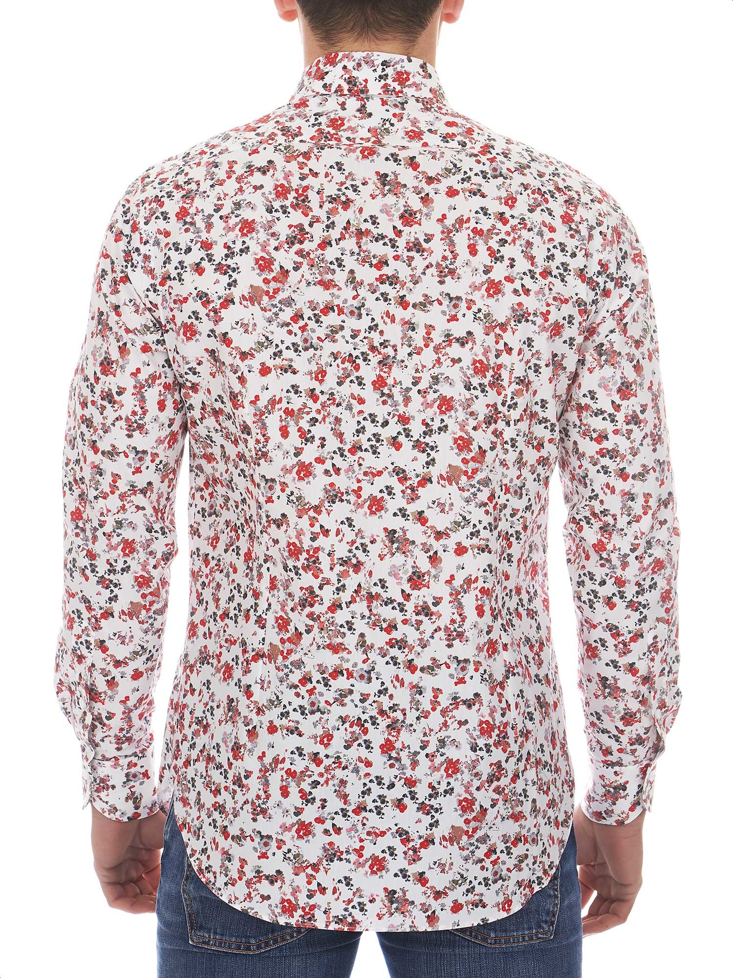 Càrrel - White and red printed shirt