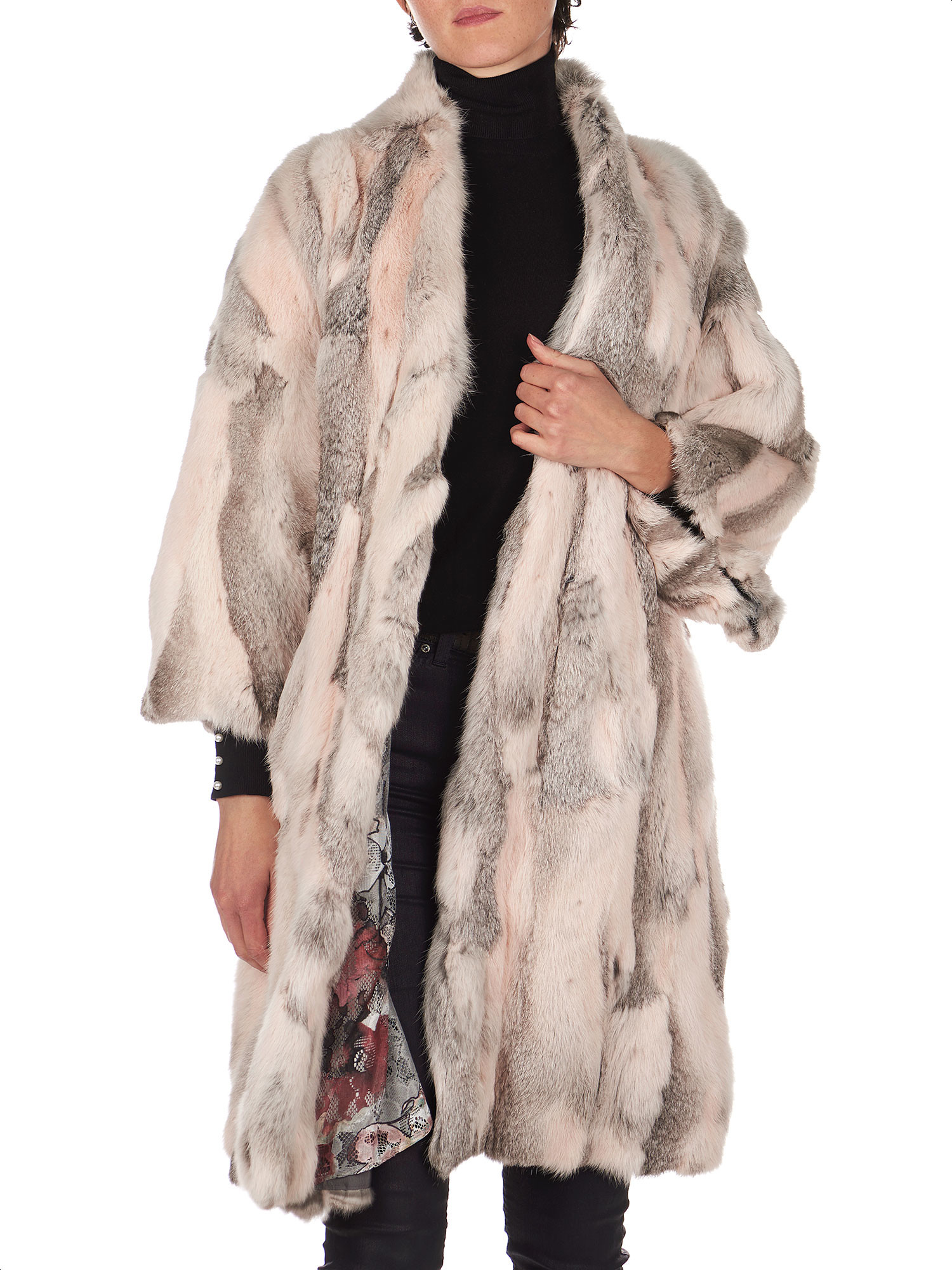 Fourrure de lapin rose - Solleciti