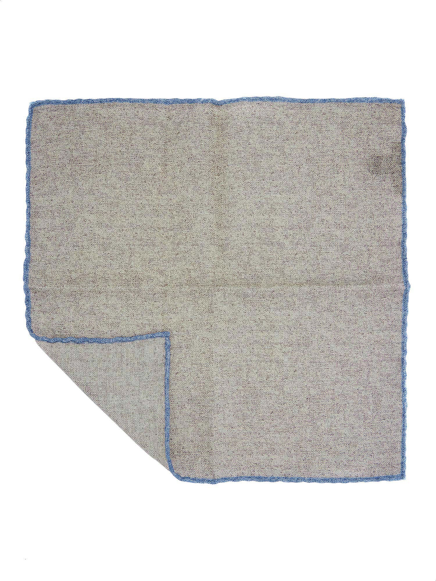 100% Wool pocket handkerchief grey Rosi Collection