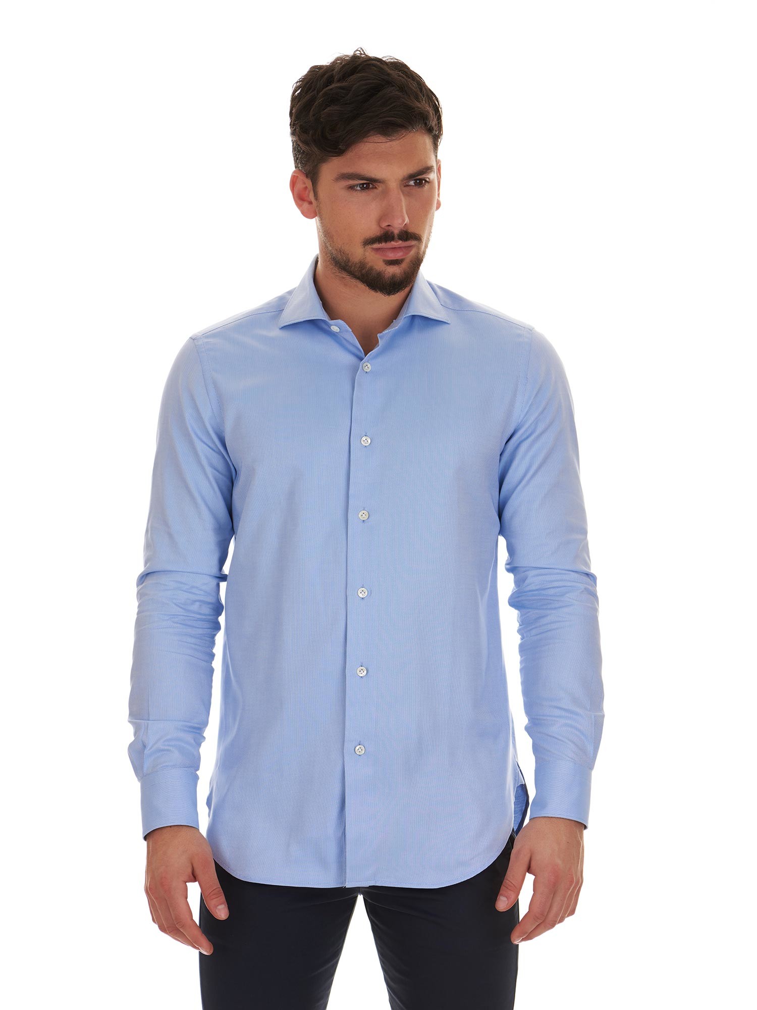 The Sartorialist light-blue shirt business style