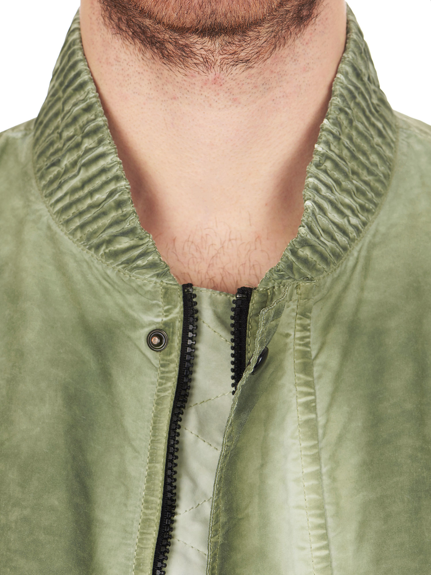 ETHIQUE - Light green long model jacket