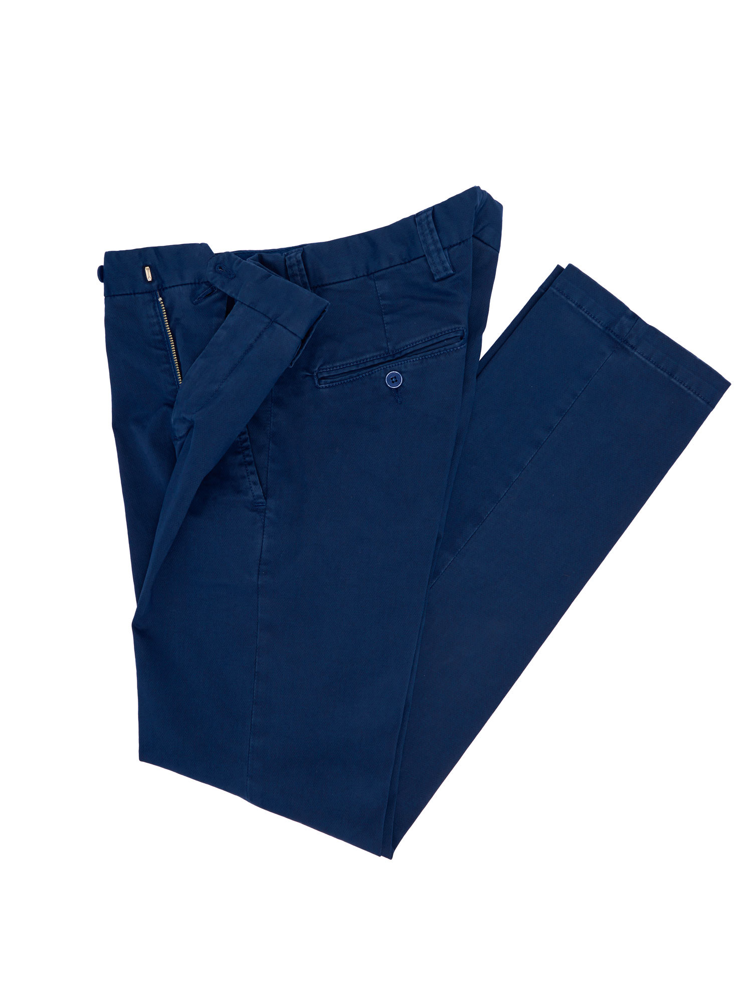 Cotton classic blue Trousers for men Exibit