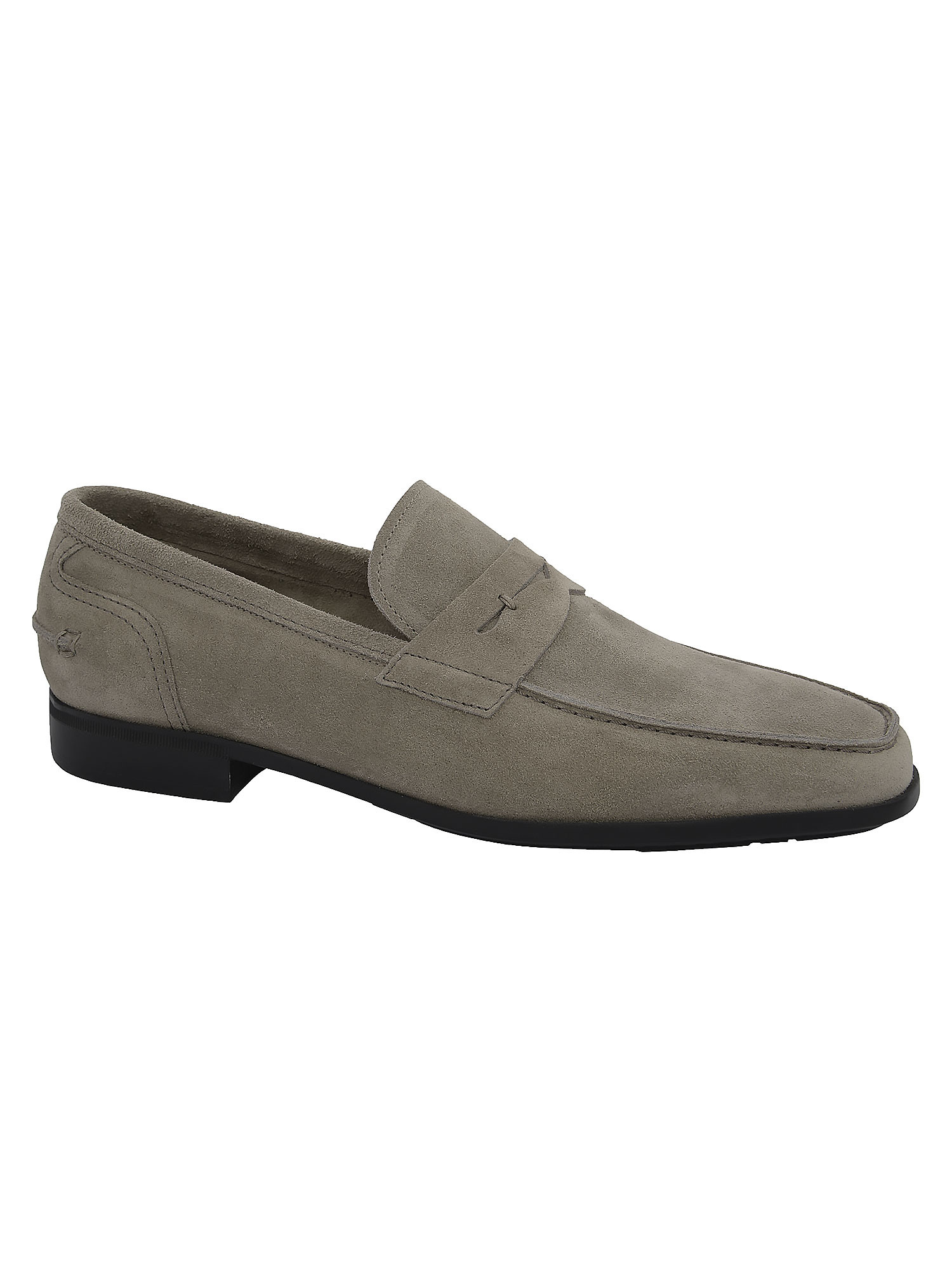 Men's loafers in gray suede by J. Holbens