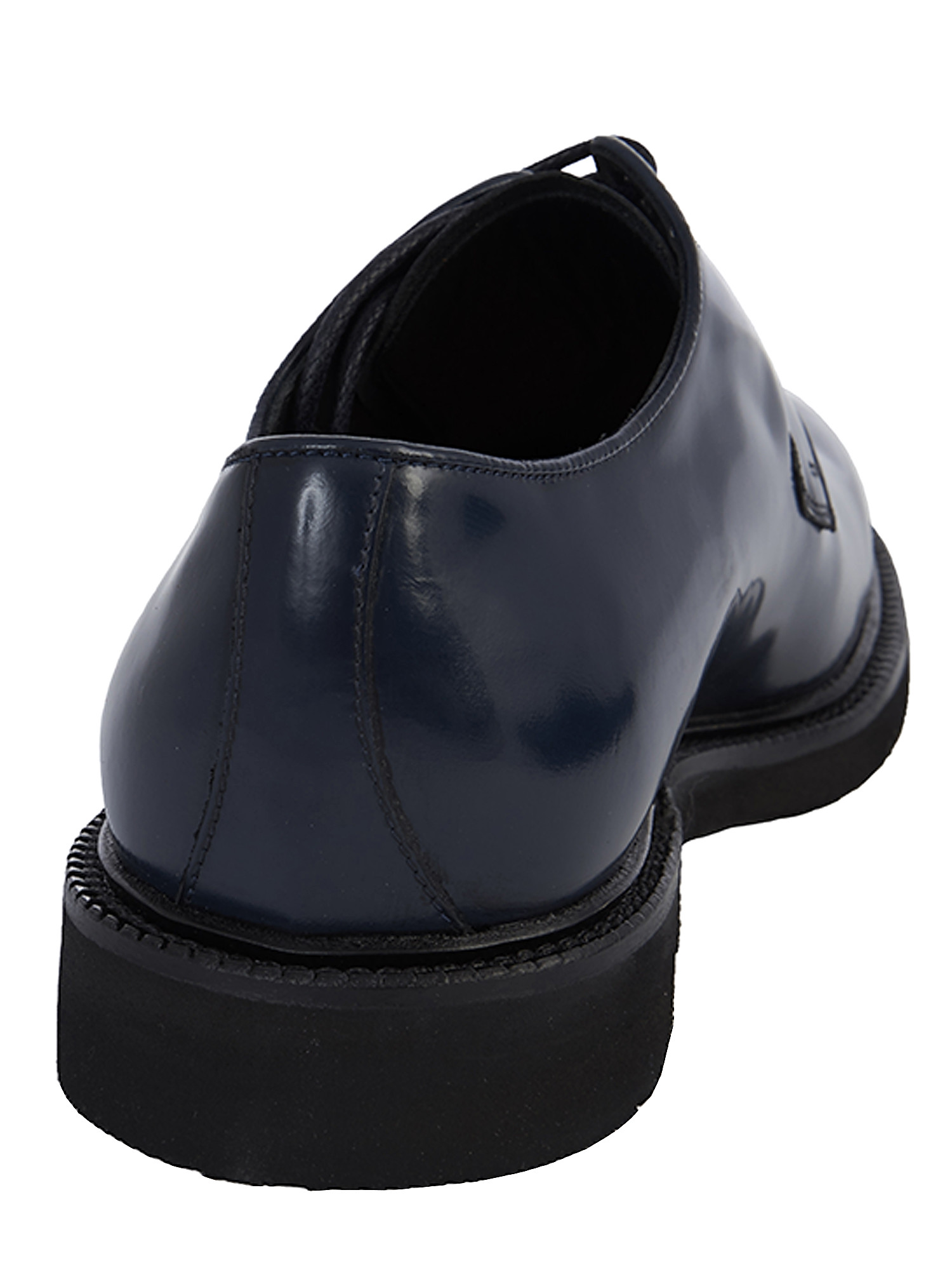 Derby men's shoe of blue leather J.Holbens made in Italy
