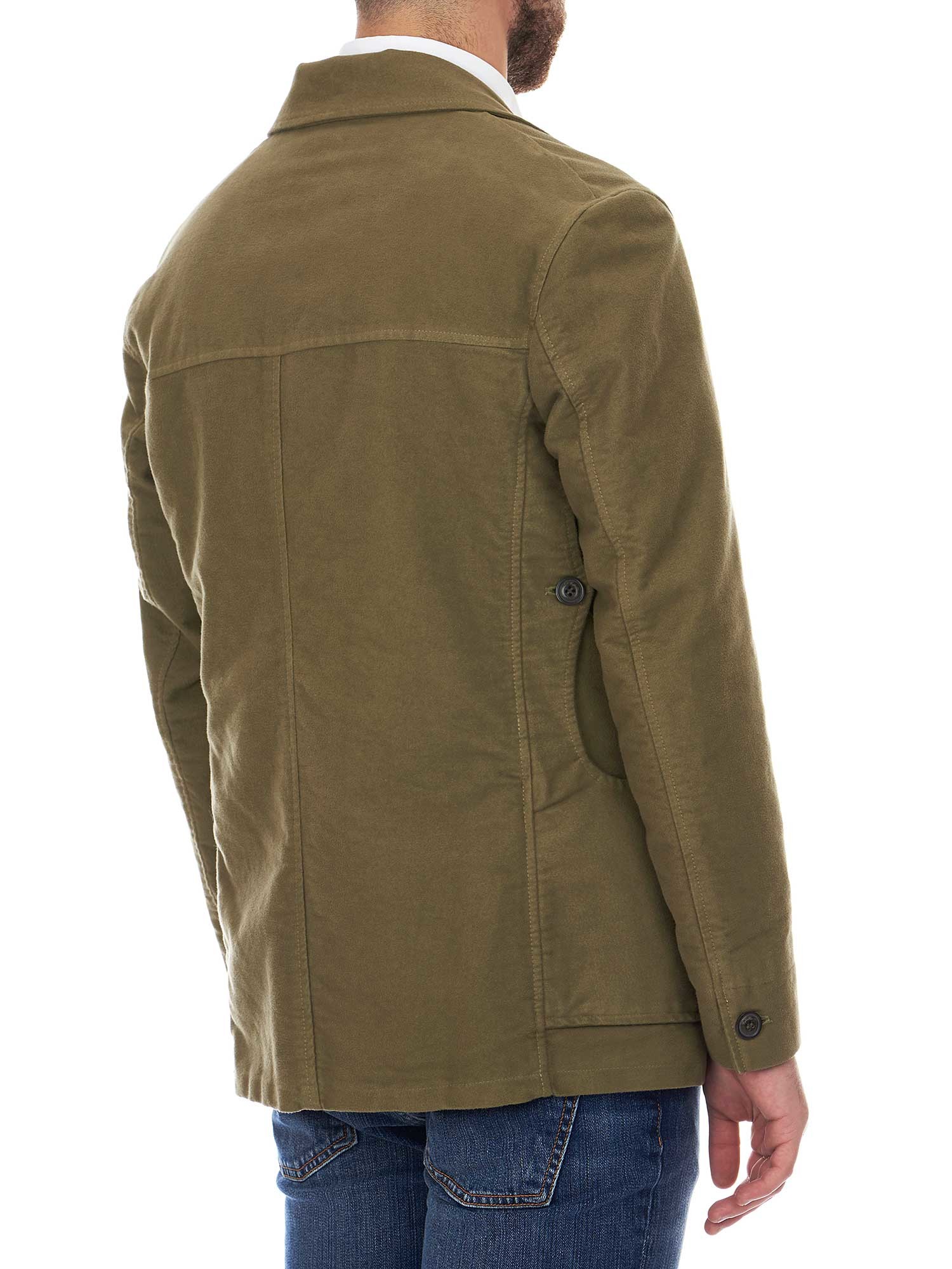 Capalbio - Sage green jacket in moleskin