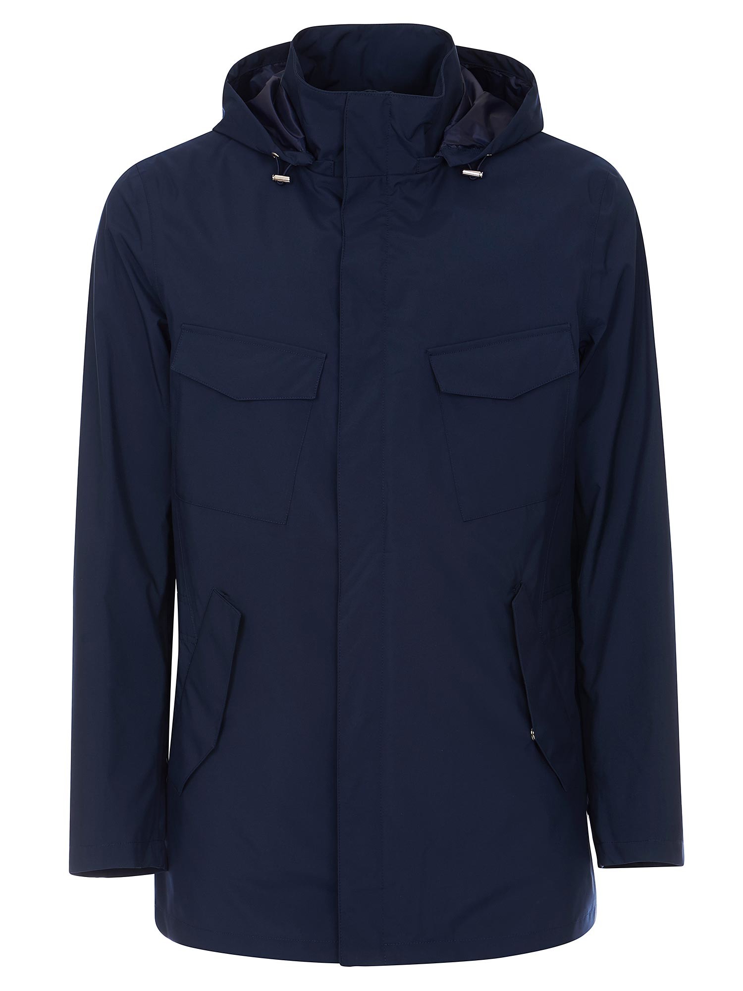 Men's blue waterproof jacket by A.G. & Frog