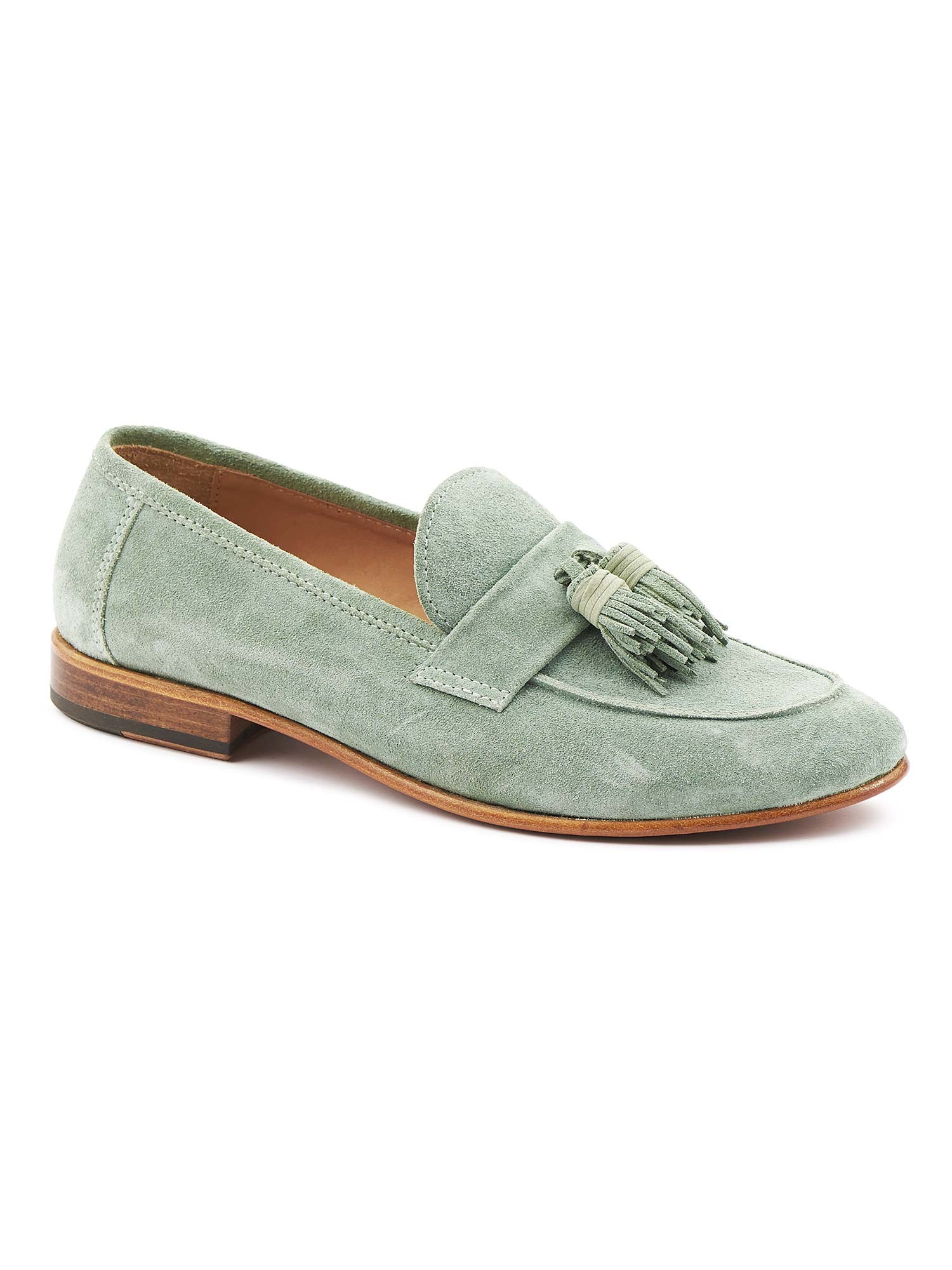 Seboy's - Mocassin vert fabriqué en Italie