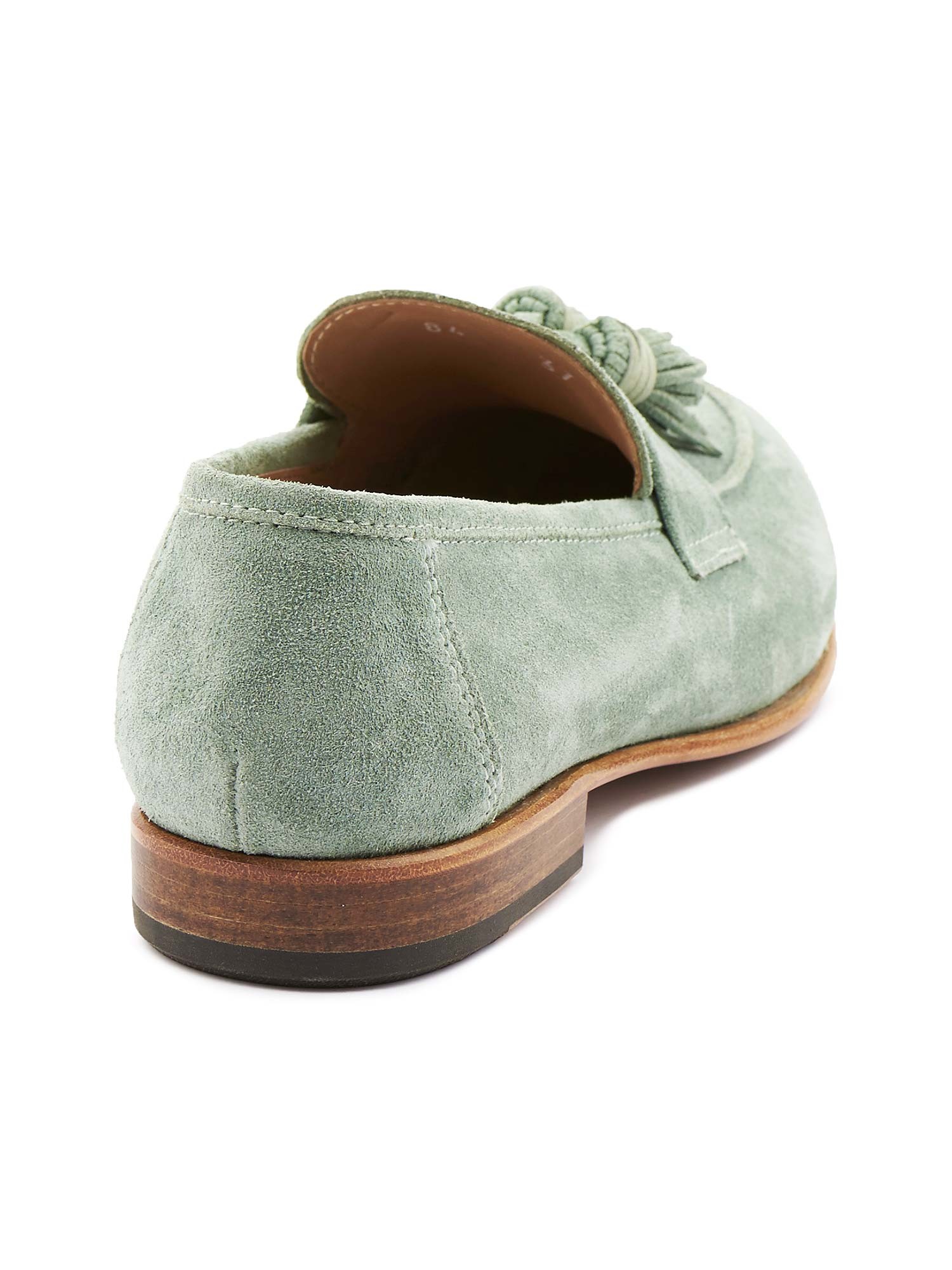 Seboy's - Mocassin vert fabriqué en Italie