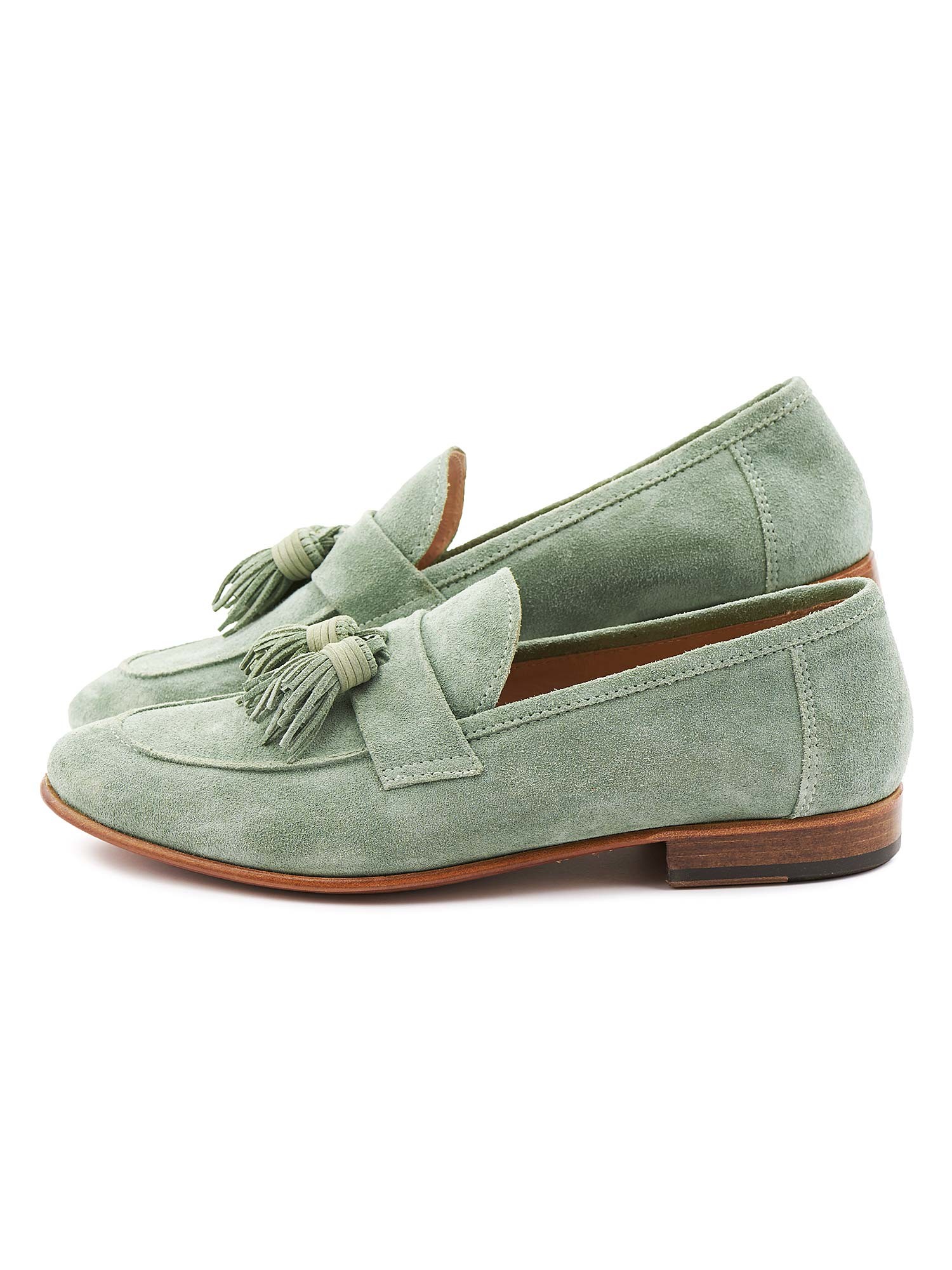 Seboy's - Mocassin vert fabriqué en Italie