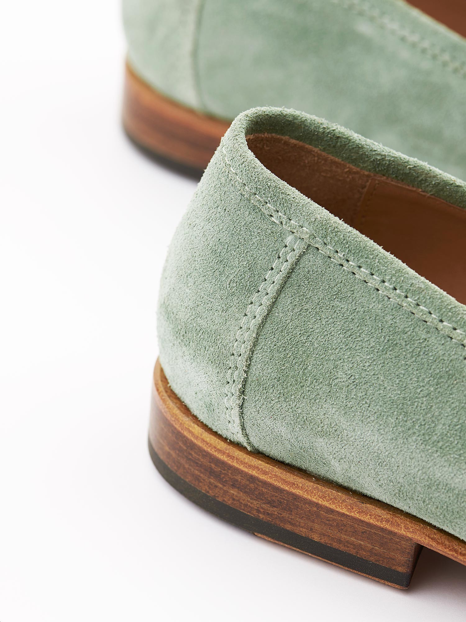 Seboy's - Mocassin vert fabriqué en Italie