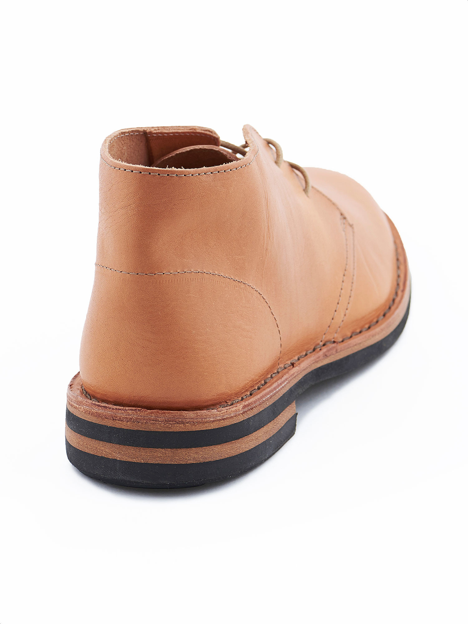 Desert shoe laces-up in natural leather - Astorflex