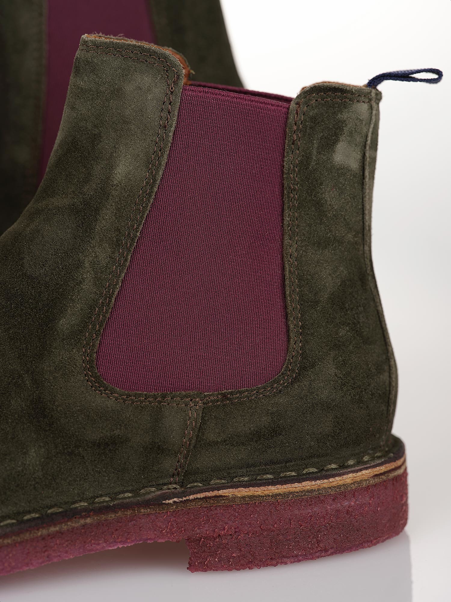 Wally Walker - Olive Green Ankle Boot for Women