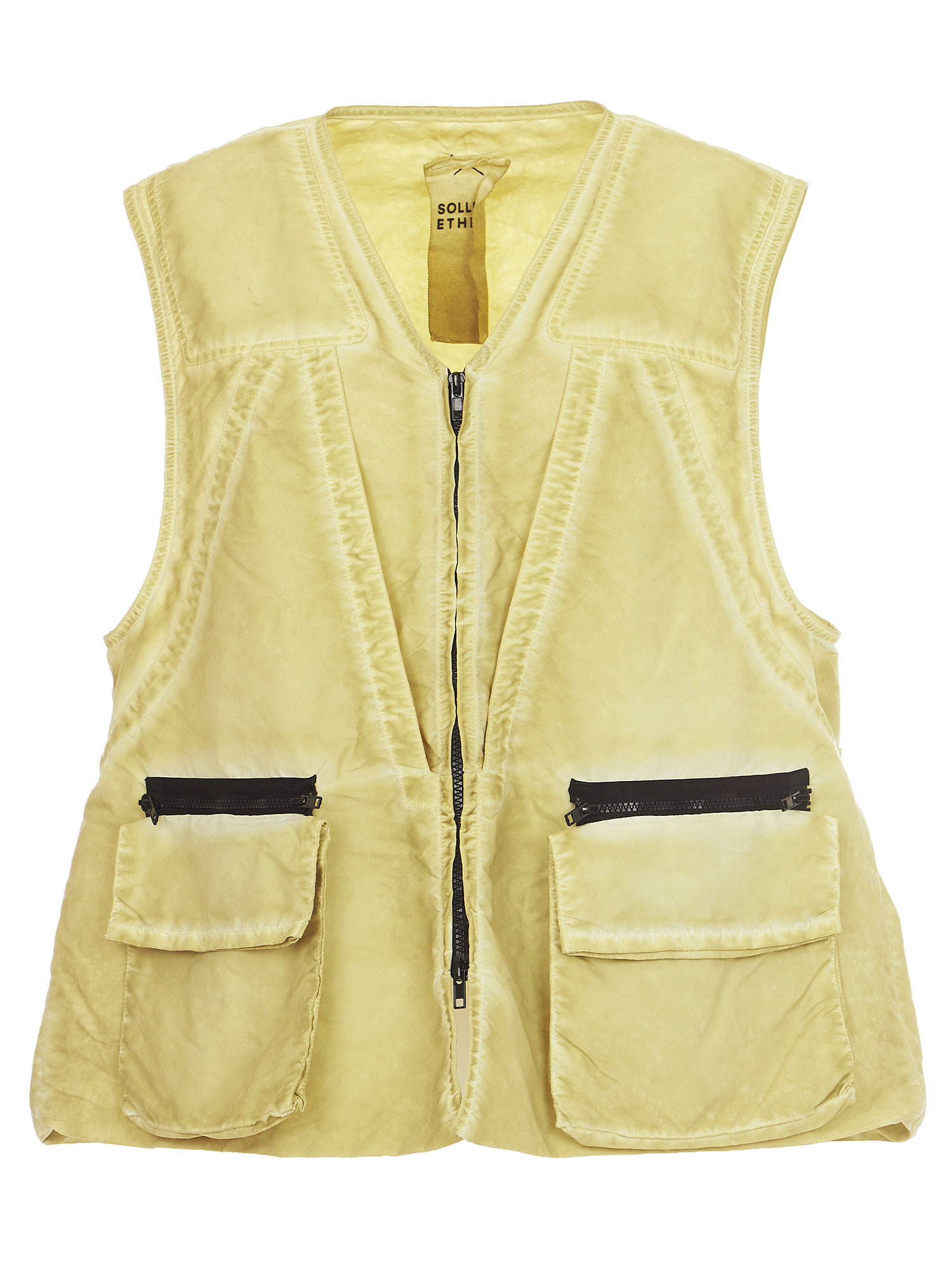 ETHIQUE - Yellow unisex regenerated nylon vest