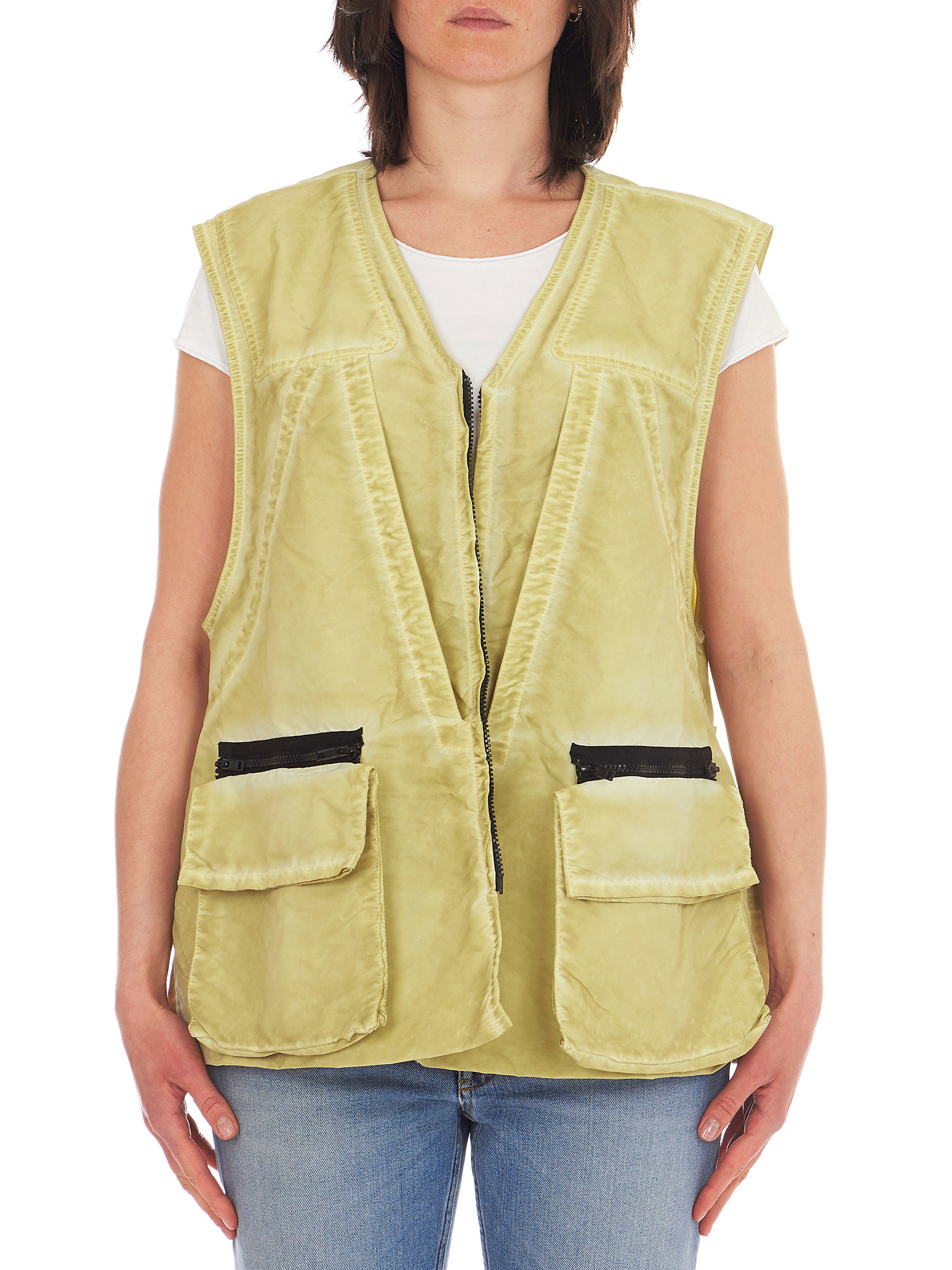 ETHIQUE - Yellow unisex regenerated nylon vest
