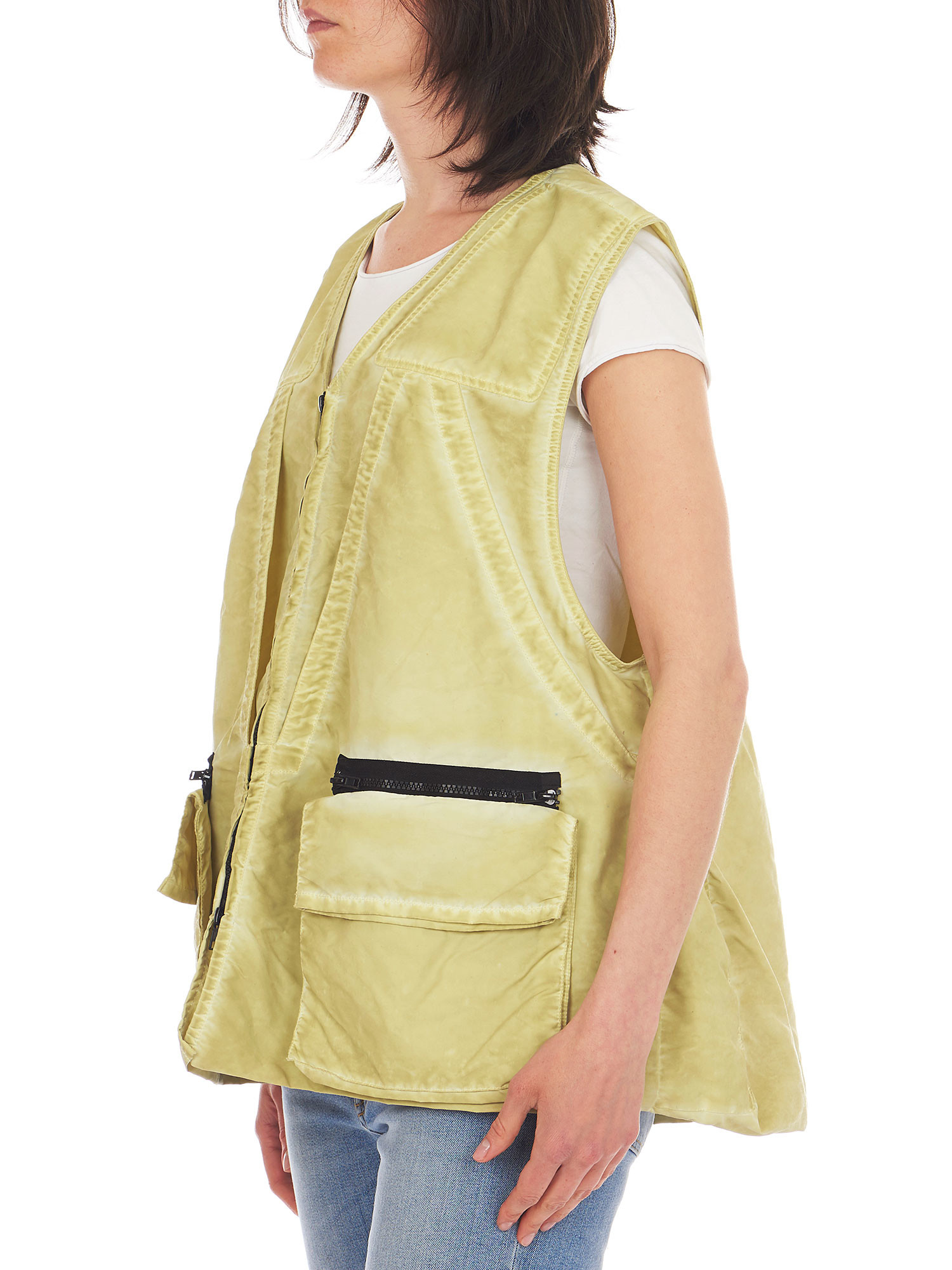 ETHIQUE - Yellow unisex regenerated nylon vest