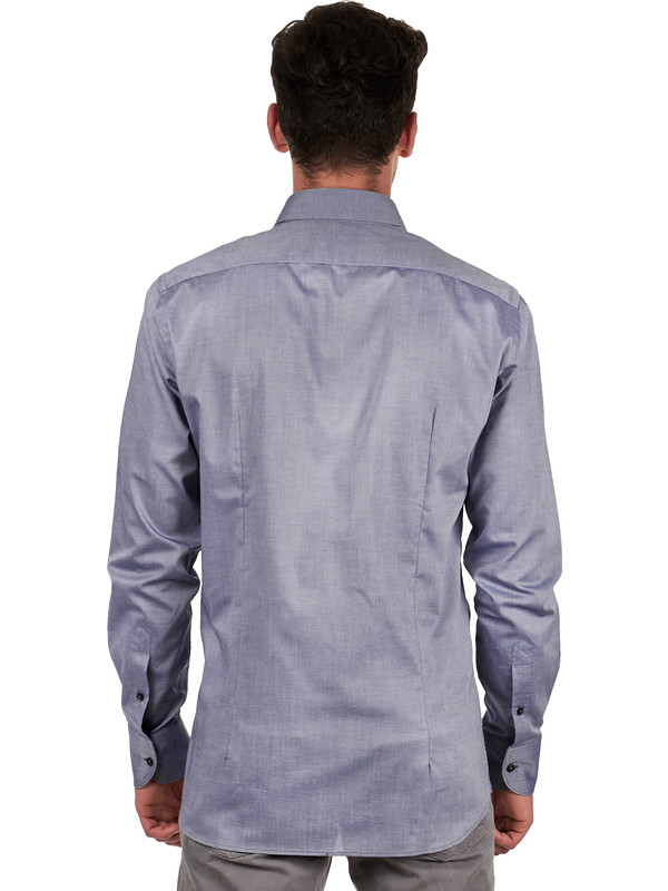 Plain colour powder blue shirt oxford DelSiena