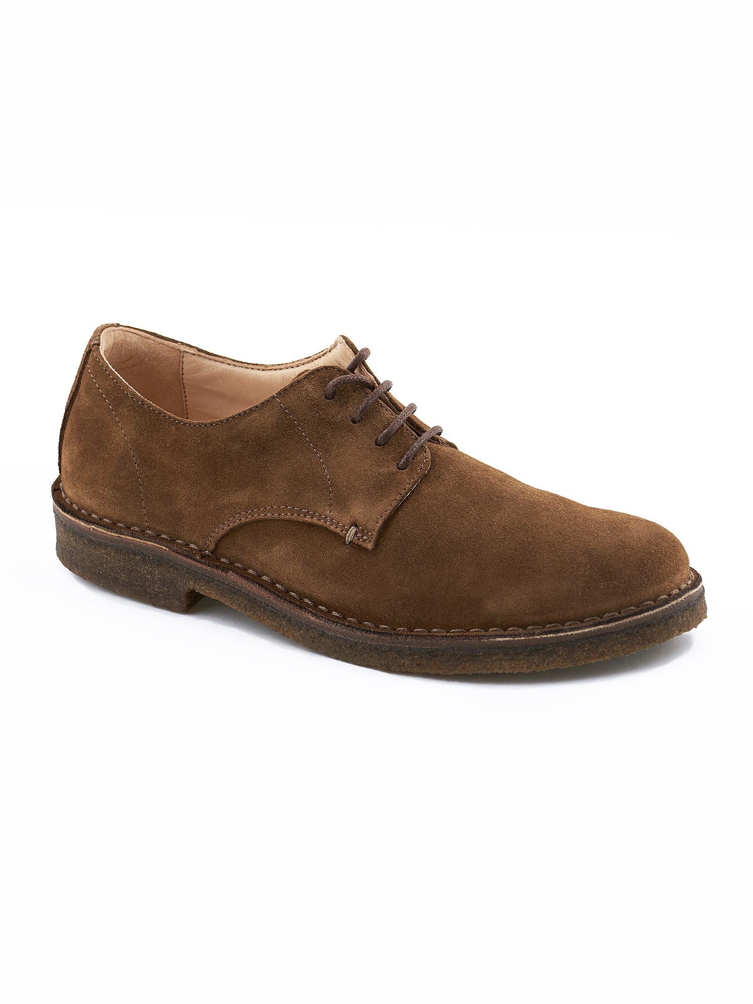 Brown Derby shoe in suede - Astorflex