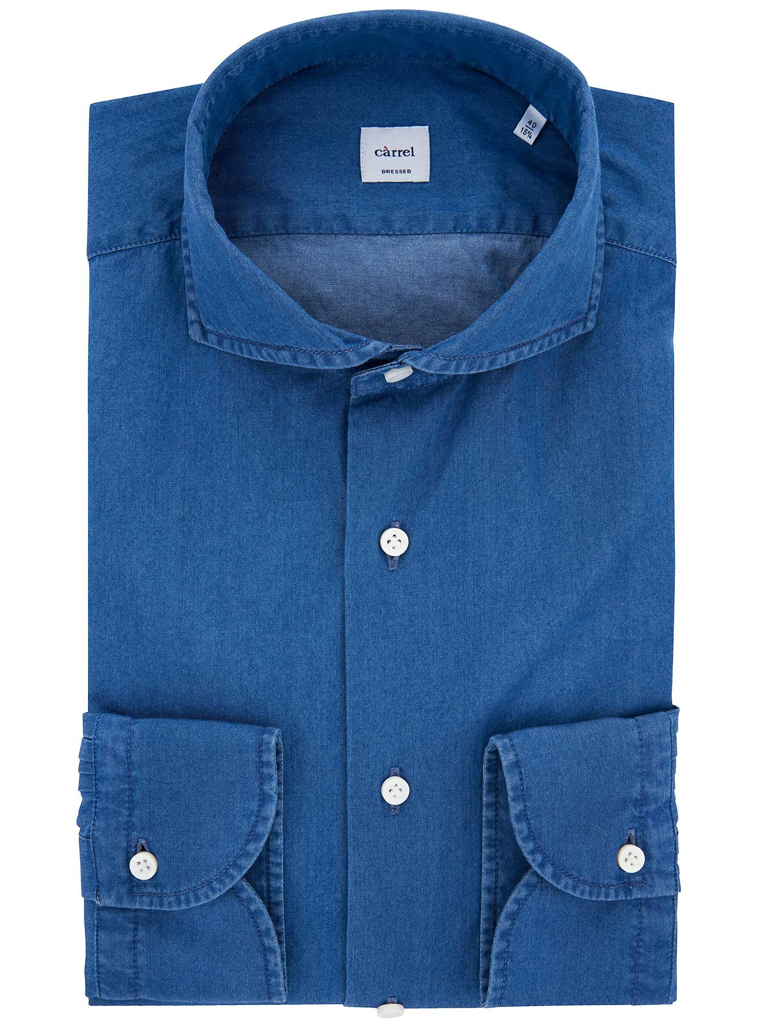 Càrrel washed denim shirt for men