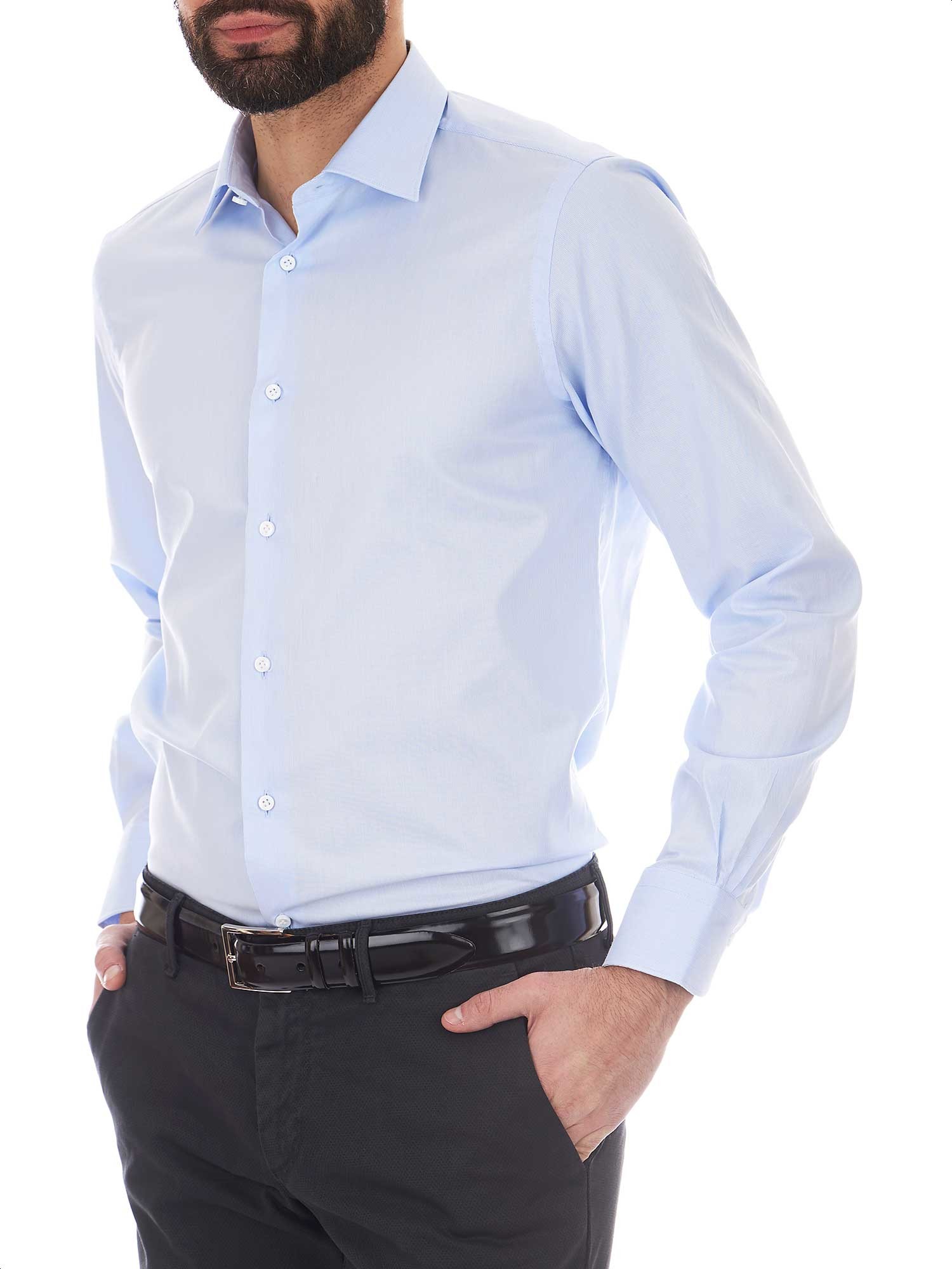 Classic pure cotton blue shirt - Càrrel