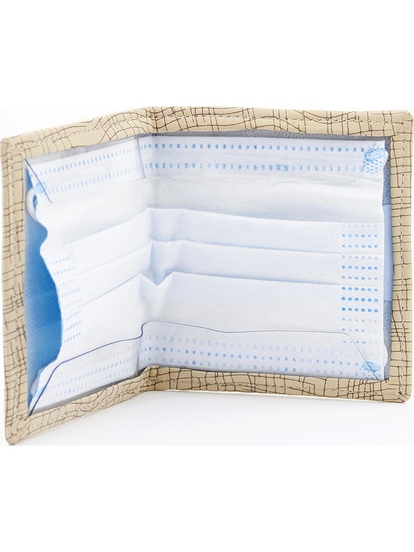 Practical surgical mask holder with a PVC interior