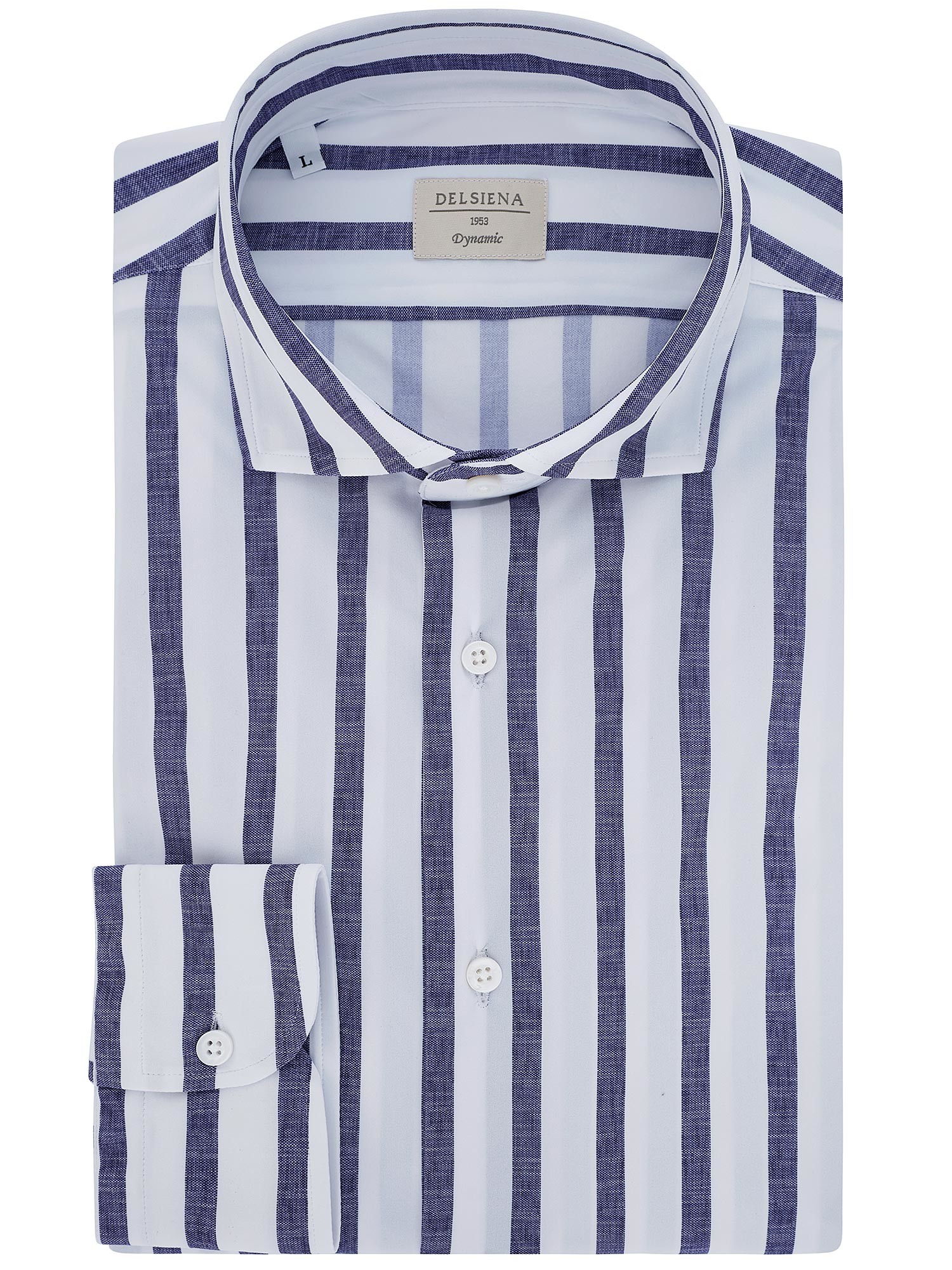 Del Siena Dynamic - Blue Striped Shirt