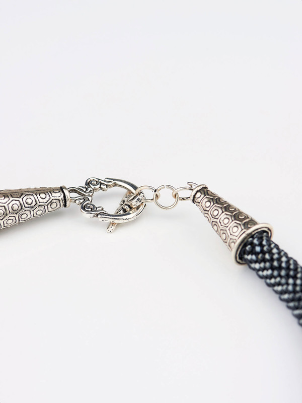 Collier de perles de verre - Knit Power