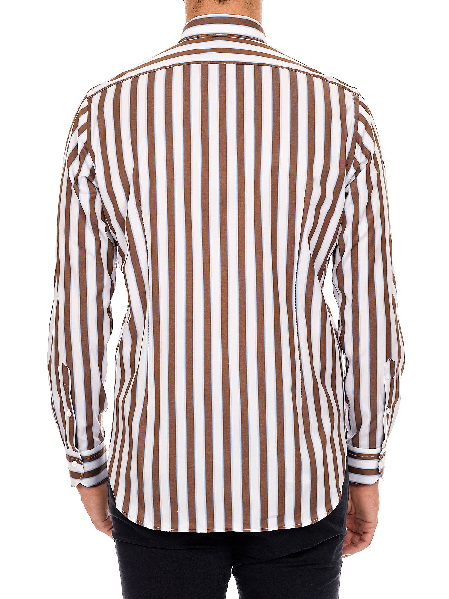 Men's wide striped shirt - Càrrel