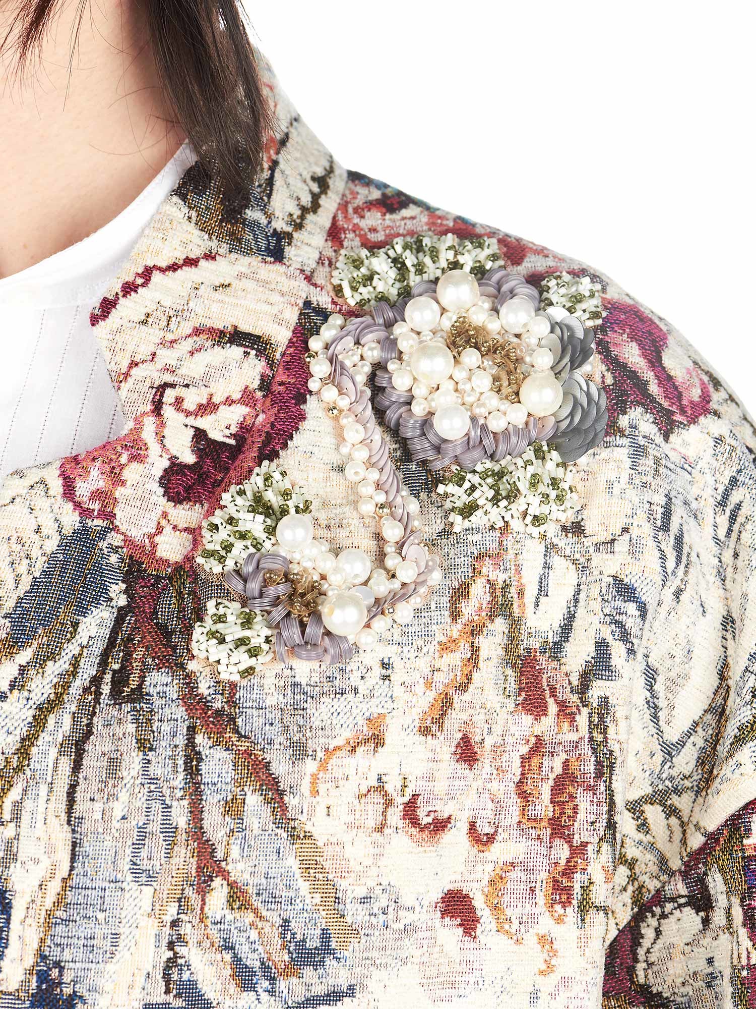 SOLLECITI - Women's damask coat