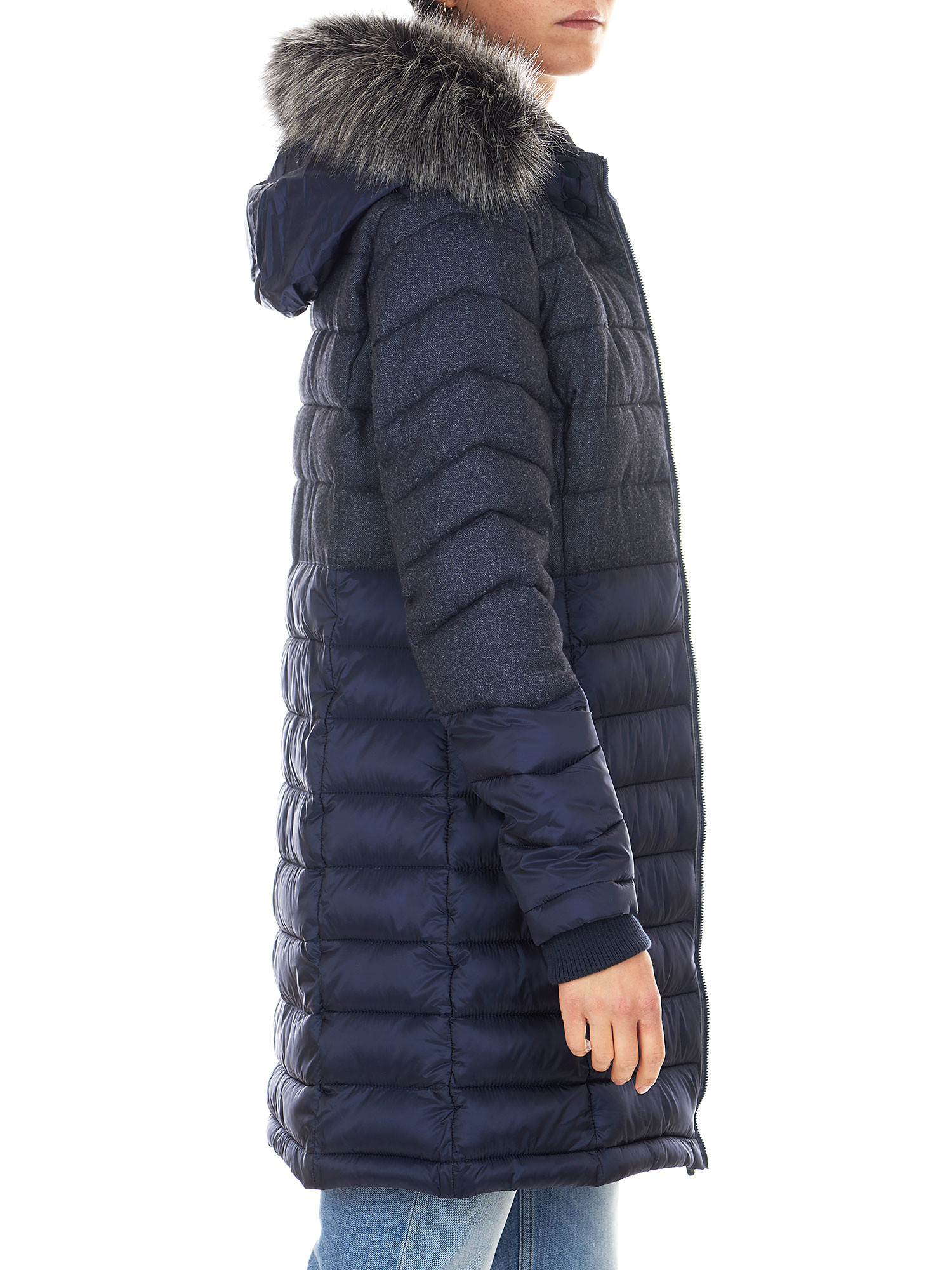 Blue padded jacket for women - Superdry