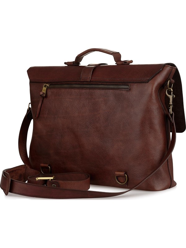 Work Bag in Aged Leather